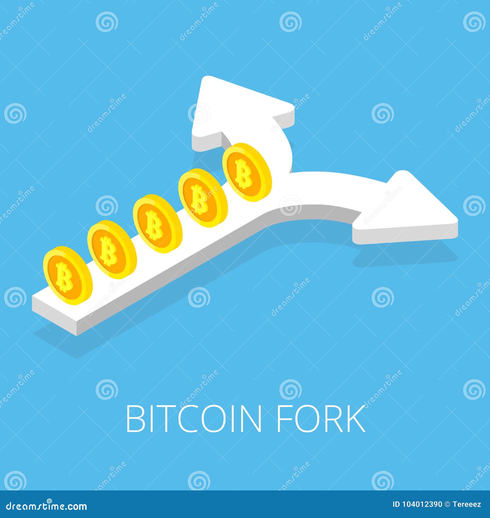 Split Arrow Icon On White Background. Flat Style. Split Arrow Icon For ...