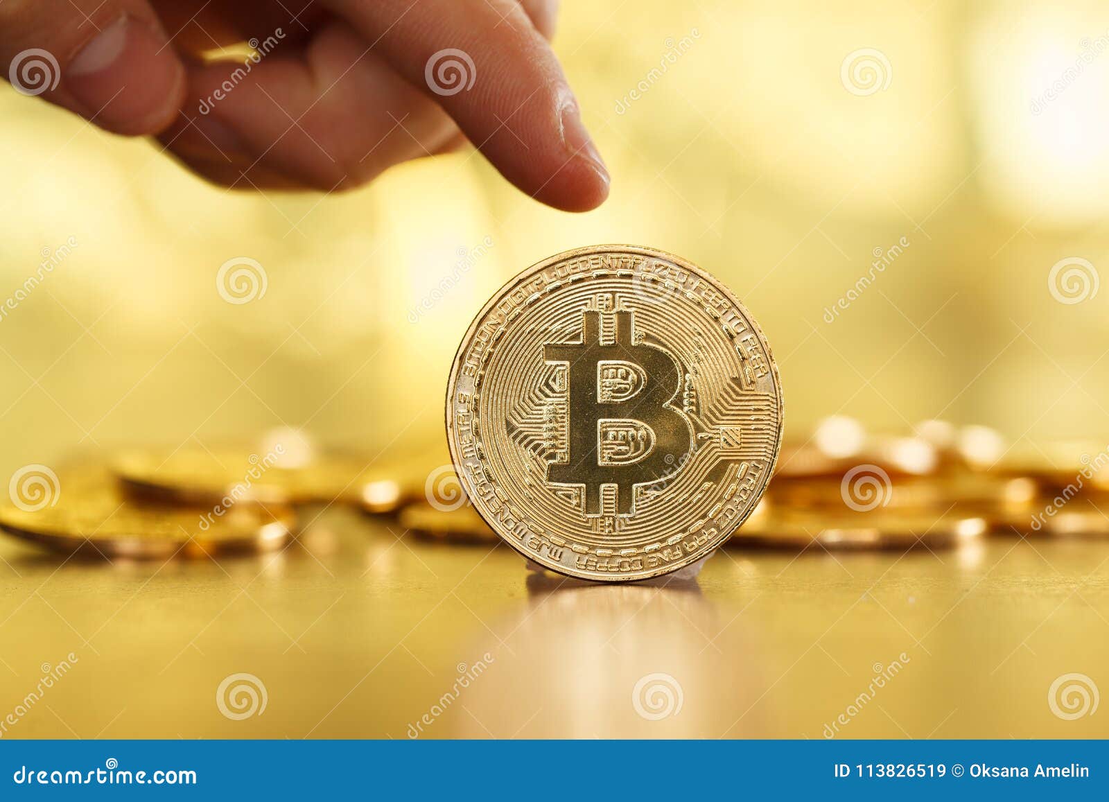 Bitcoin - Currency of the Future Stock Image - Image of industry, bank ...