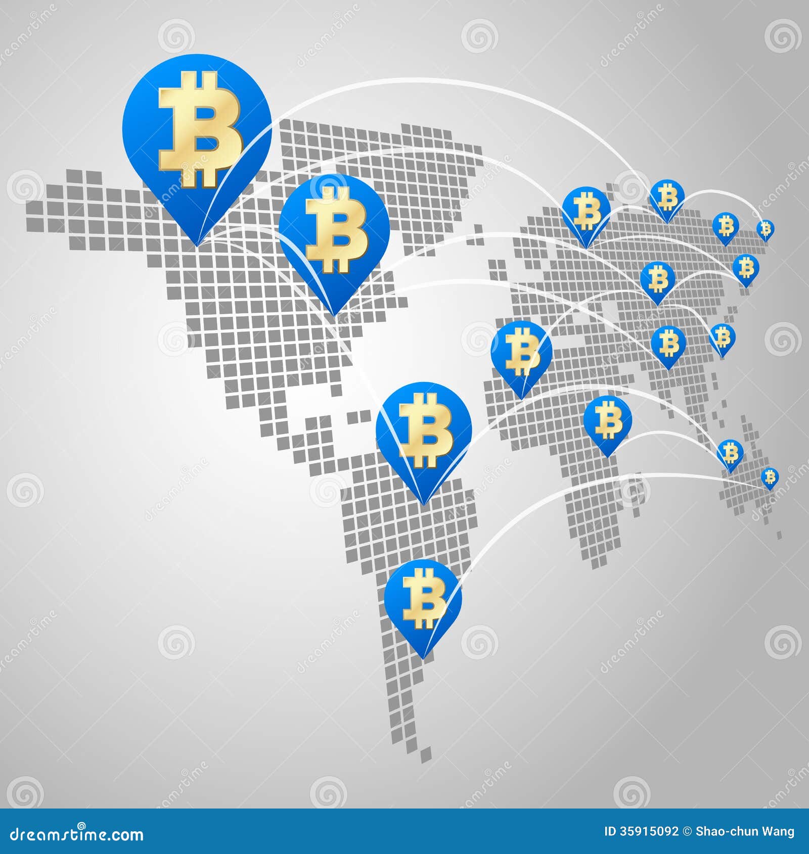 Bitcoin Global Business Concept Stock Vector - Illustration of ... Bitcoin Global Business Concept Stock Vector - Illustration of ...