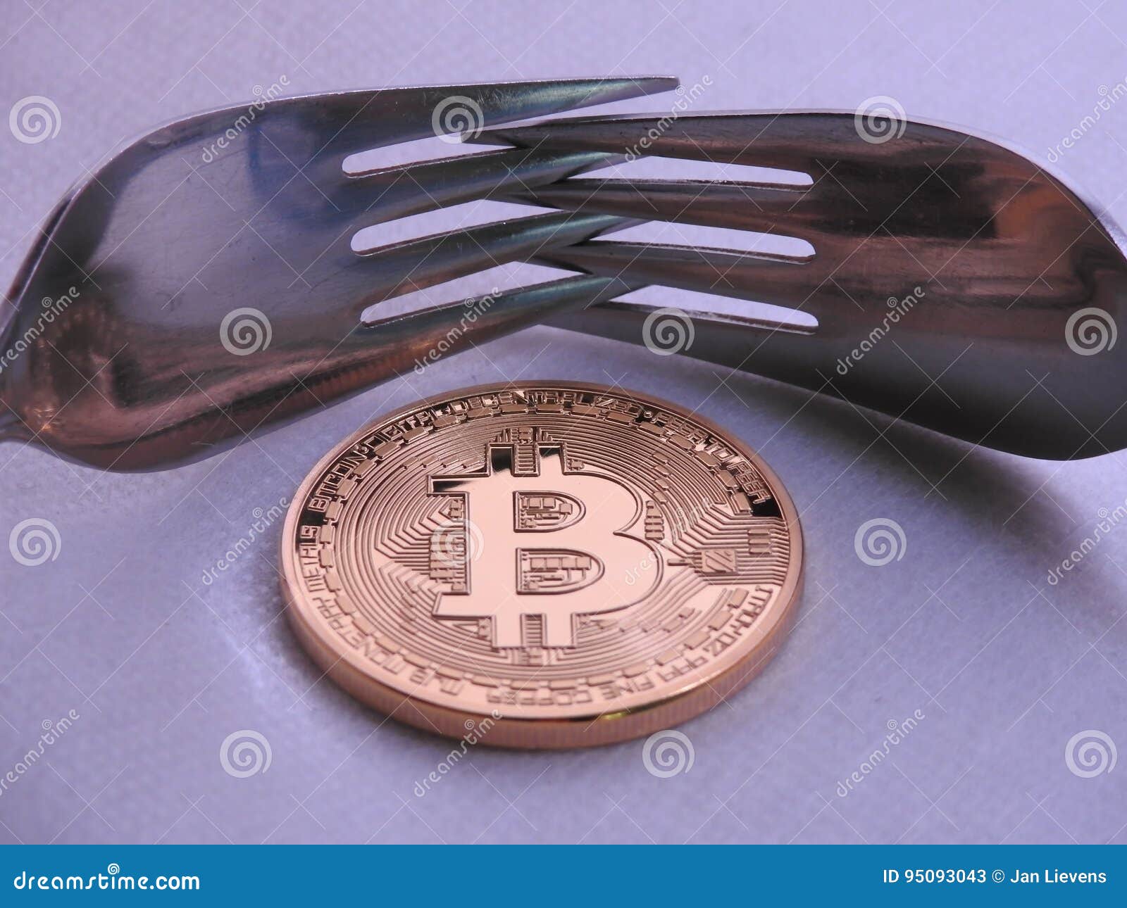 Bitcoin hard-soft fork stock image. Image of exchange - 95093043