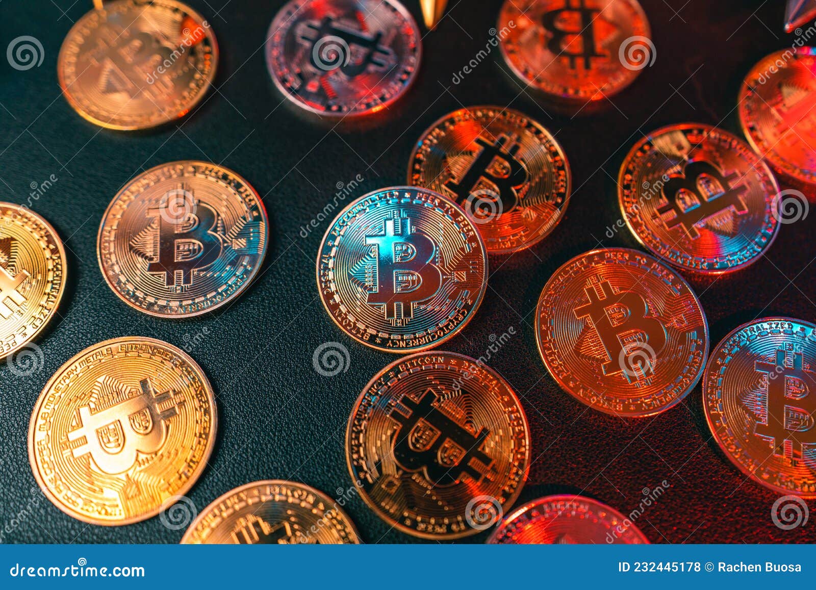 Bitcoin on a Home Computer Chart Stock Photo - Image of exchange ...