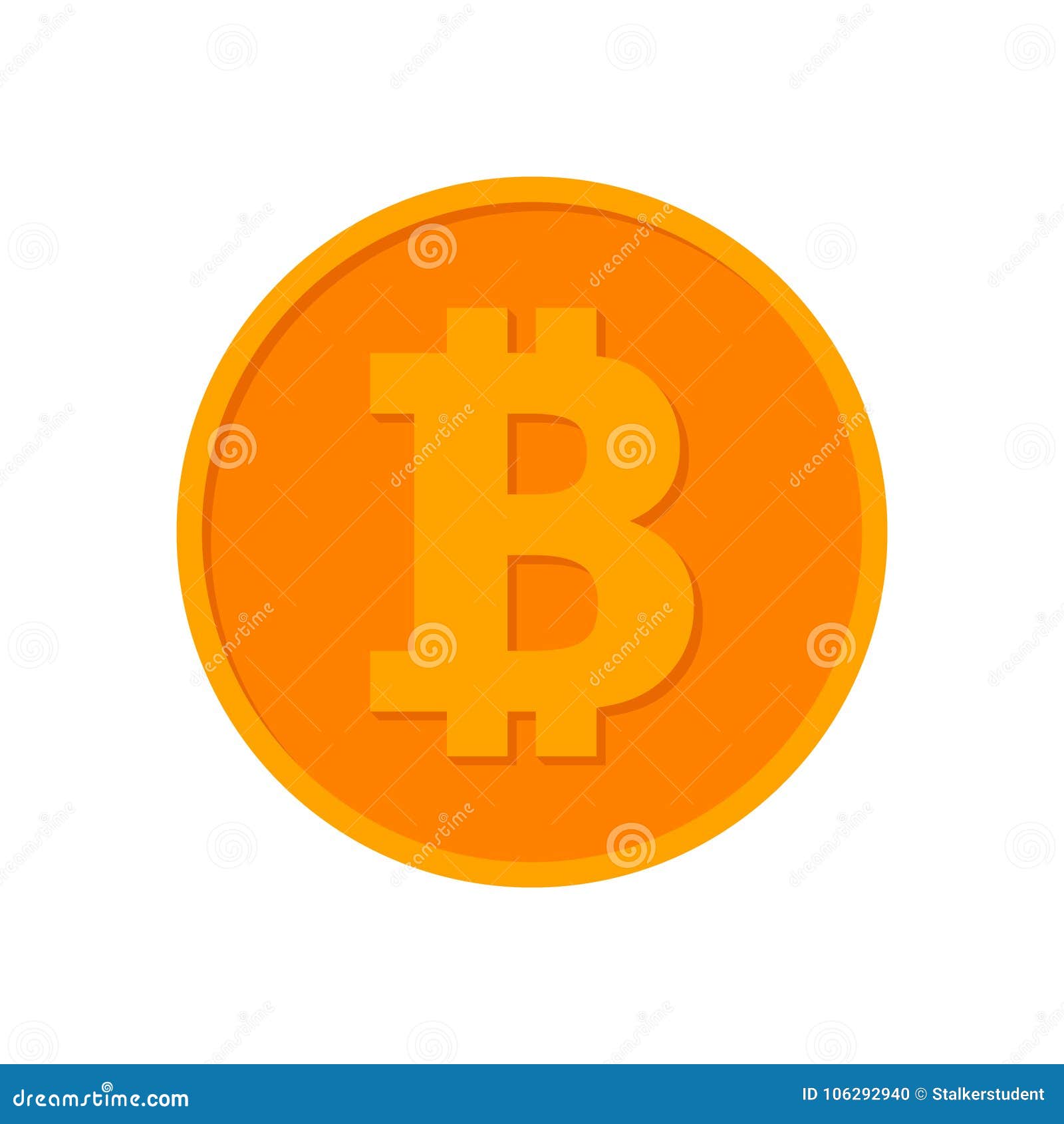 Bitcoin Icon, Coin Logo. Crypto Currency Symbol Silhouette Stock ...