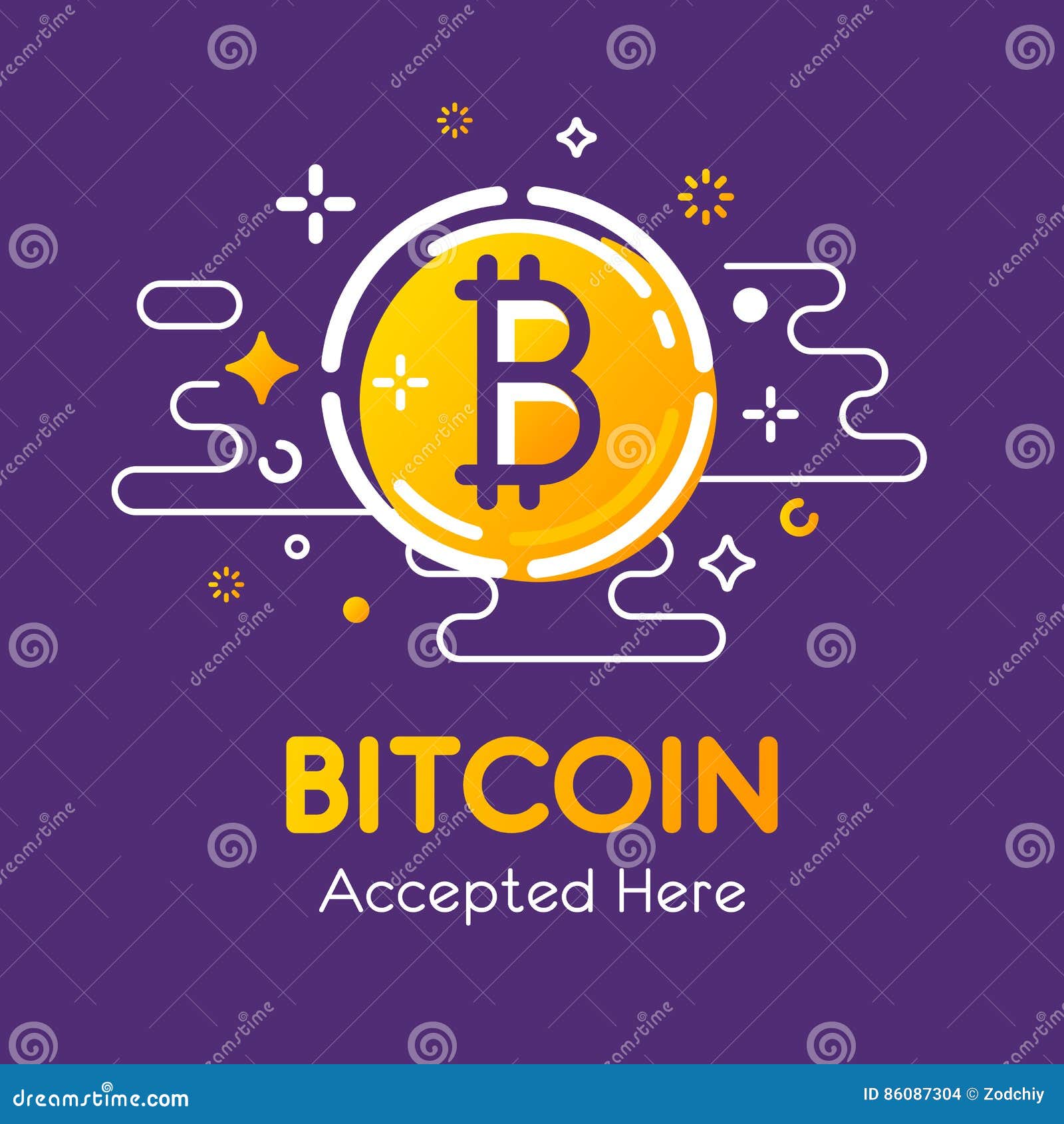 Bitcoin kopia vektor illustrationer. Illustration av bank - 86087304