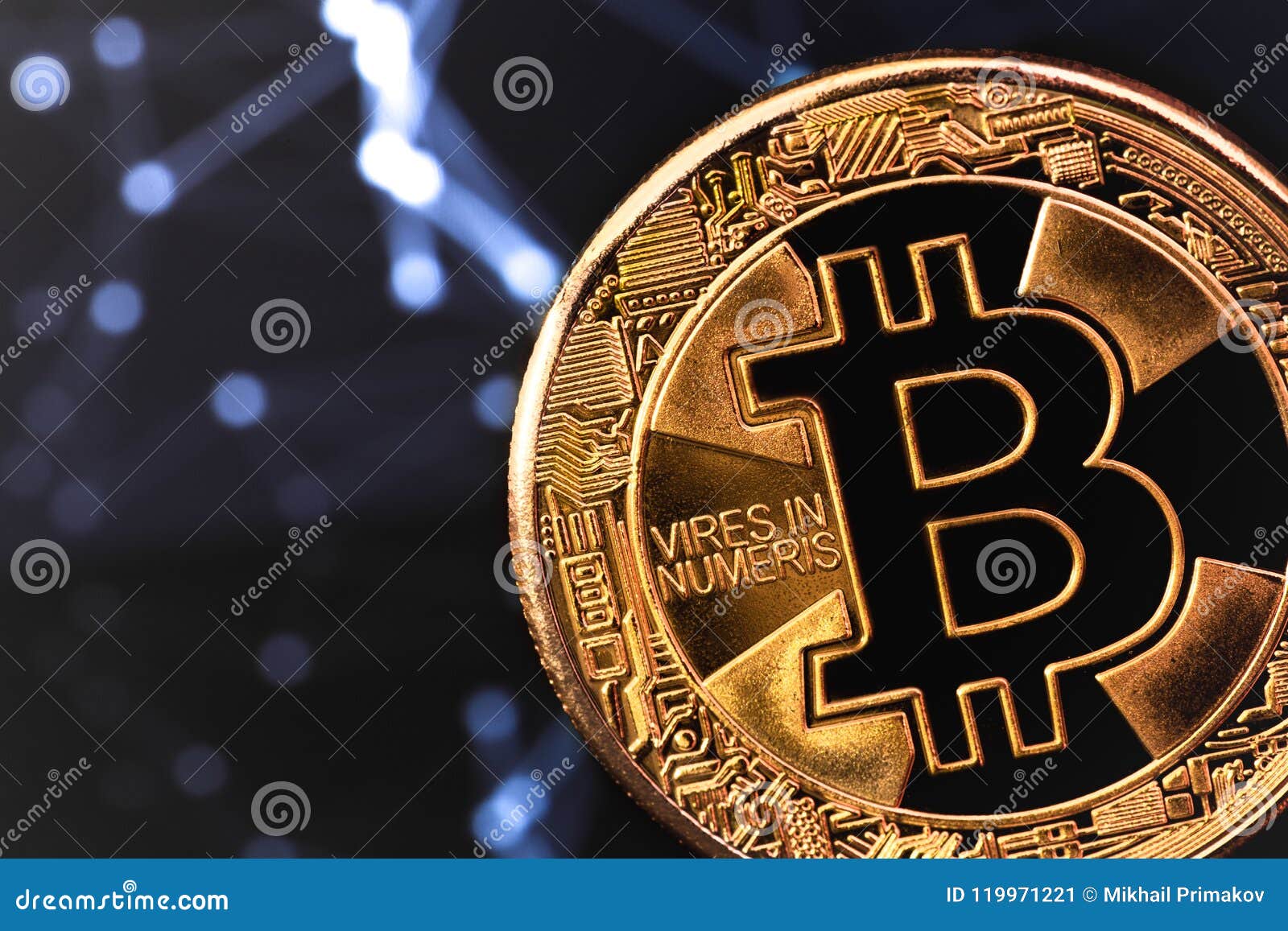 Bitcoin logo stock image. Image of money, exchange, coin - 119971221