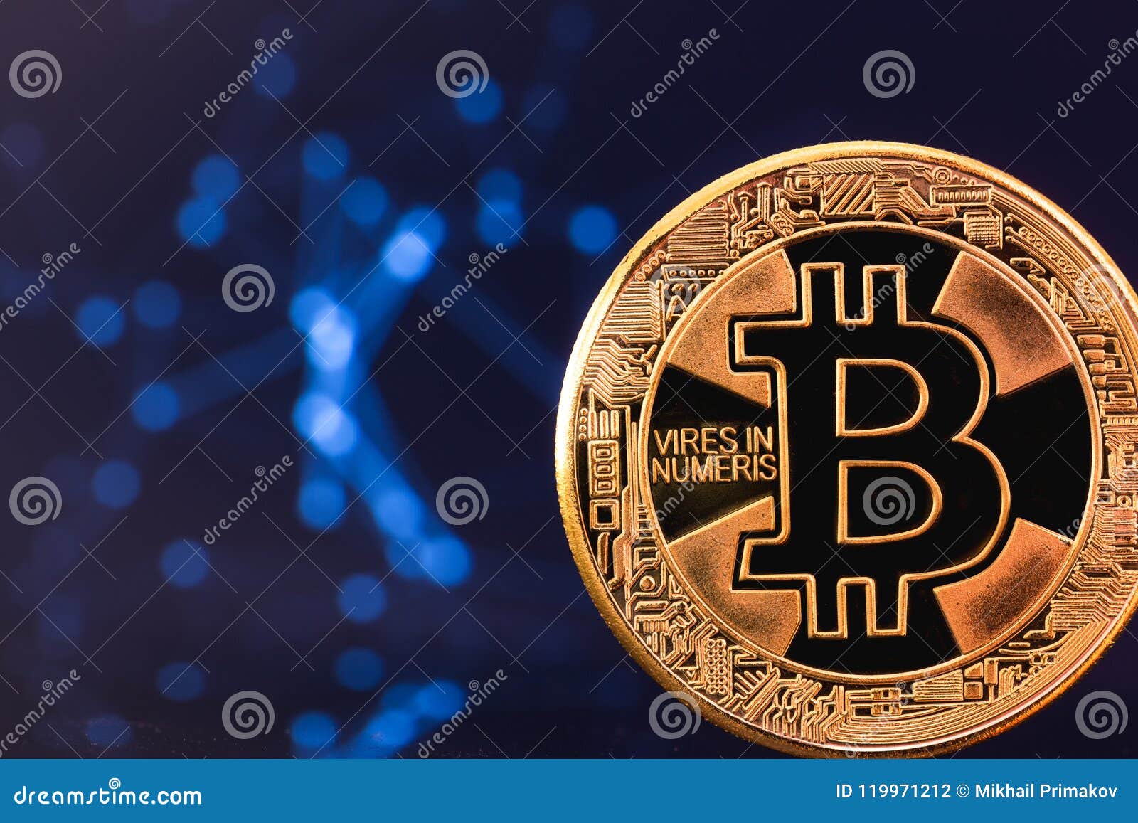 Bitcoin Symbol, Cryptography Stock Photo - Image of investment, payment ...