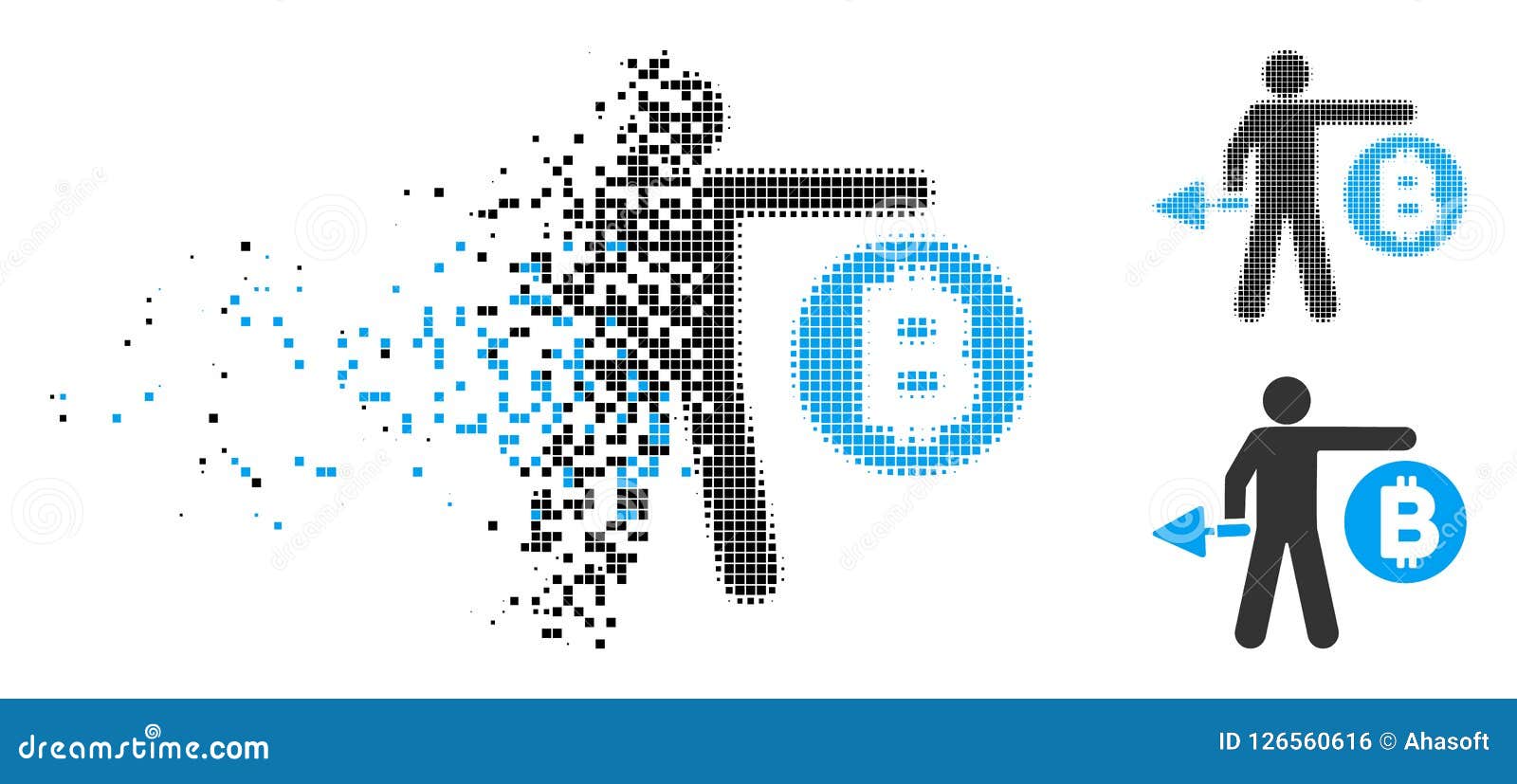 Moving Dotted Halftone Bitcoin Miner Icon Stock Vector - Illustration ... Moving Dotted Halftone Bitcoin Miner Icon Stock Vector - Illustration ...