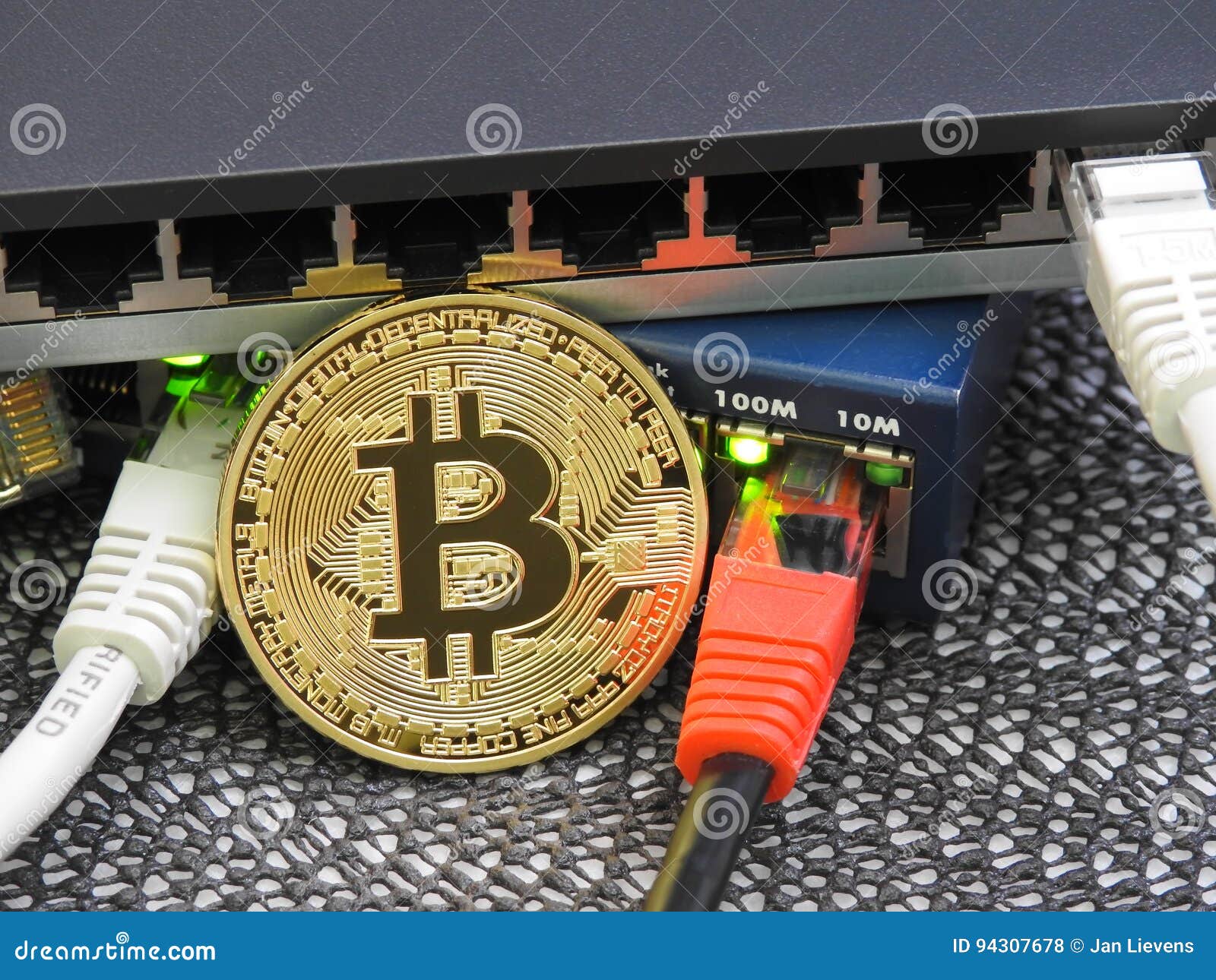 Bitcoin and network stock photo. Image of digital, banking - 94307678