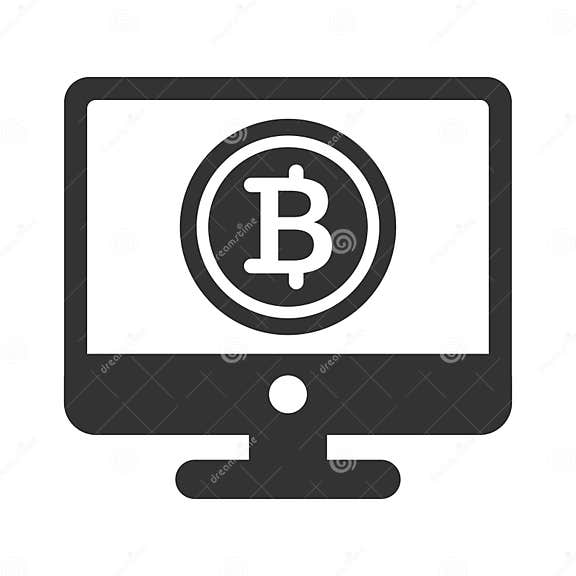Bitcoin Payment Icon stock vector. Illustration of cryptocurrency ...