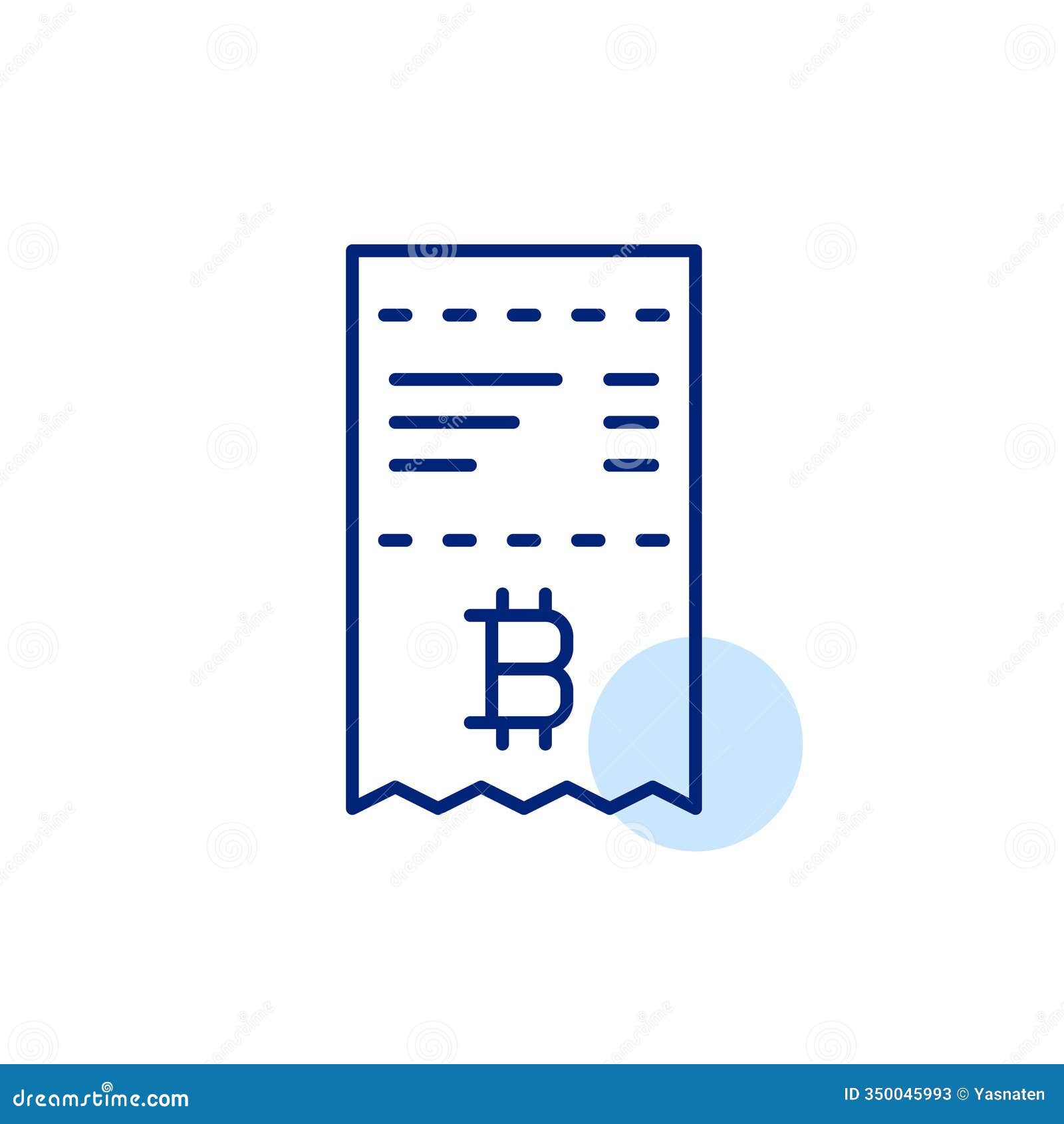 Bitcoin Payment Receipt, Crypto Commerce. Pixel Perfect, Editable ...