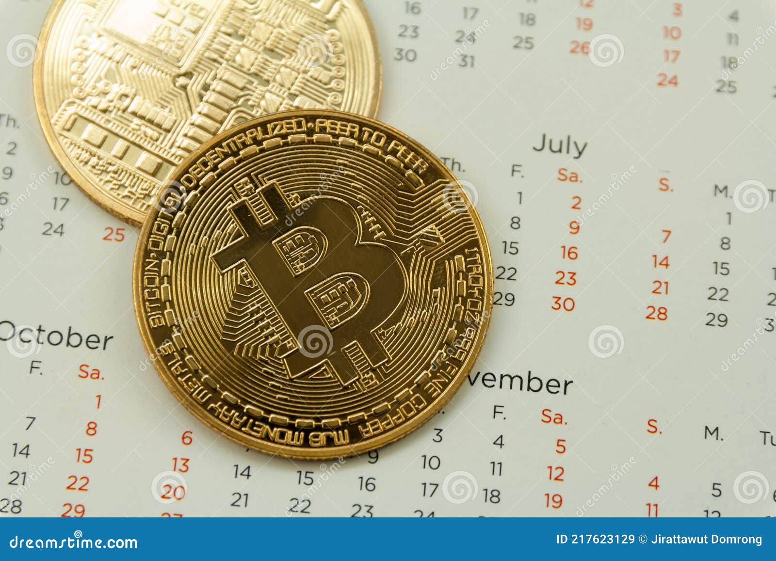 Bitcoin is Place on the Calendar, Cryptocurrency Trading Technology ...
