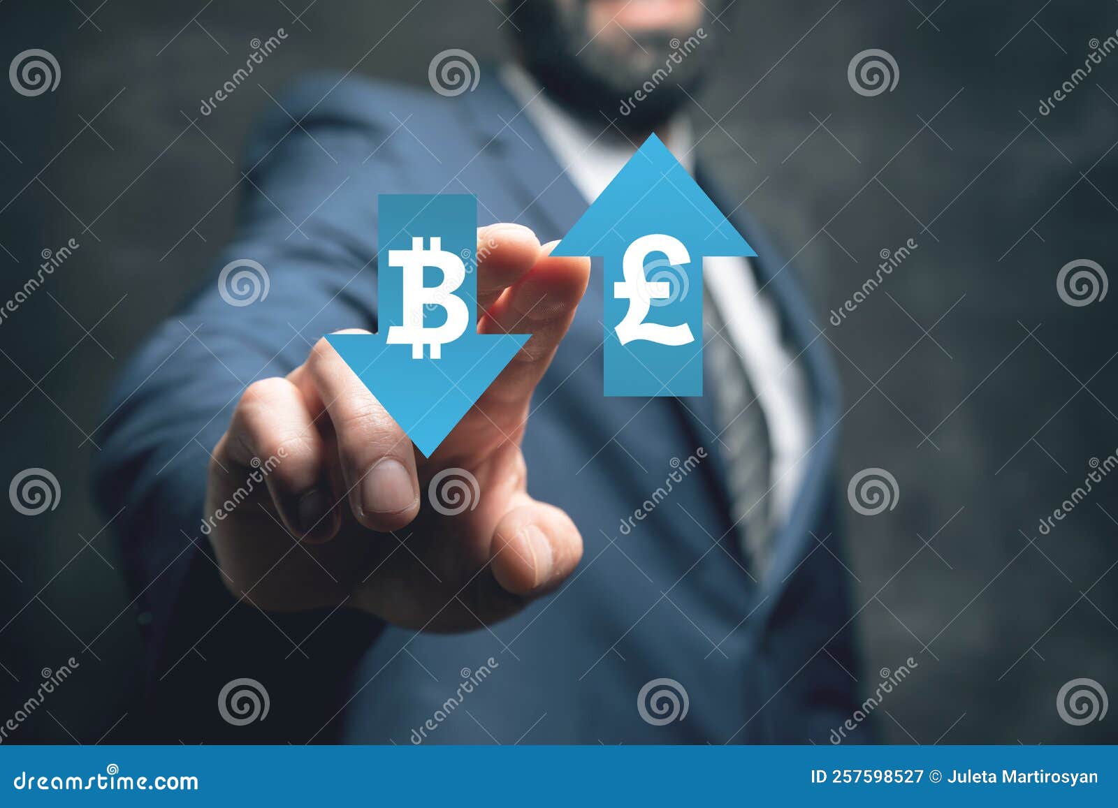 Bitcoin and Pound in Arrows Editorial Photography - Image of tapping ...