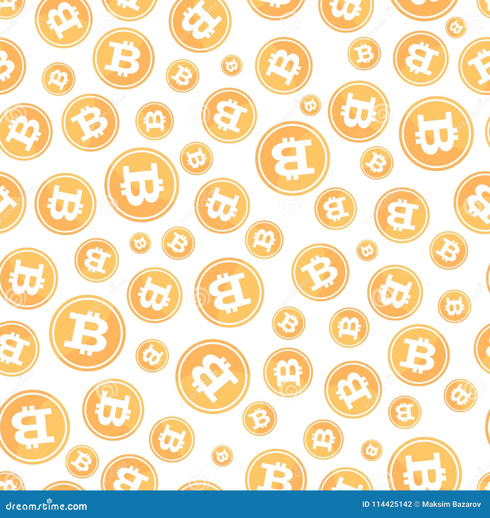 Bitcoin Seamless Pattern Vector Illustration Stock Vector ... Bitcoin Seamless Pattern Vector Illustration Stock Vector ...