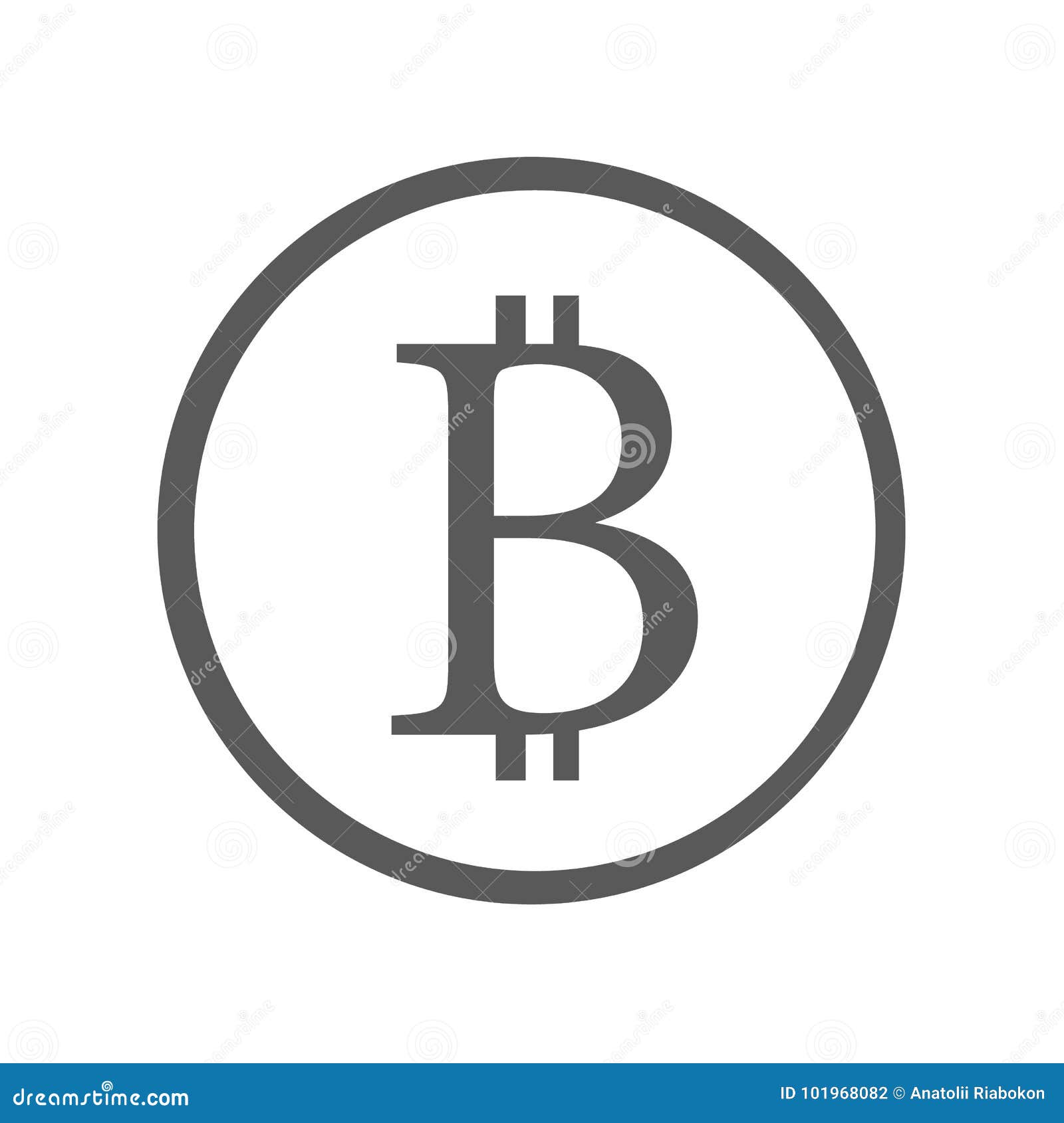 Bitcoin Sign Icon Vector Simple Stock Vector - Illustration of ...
