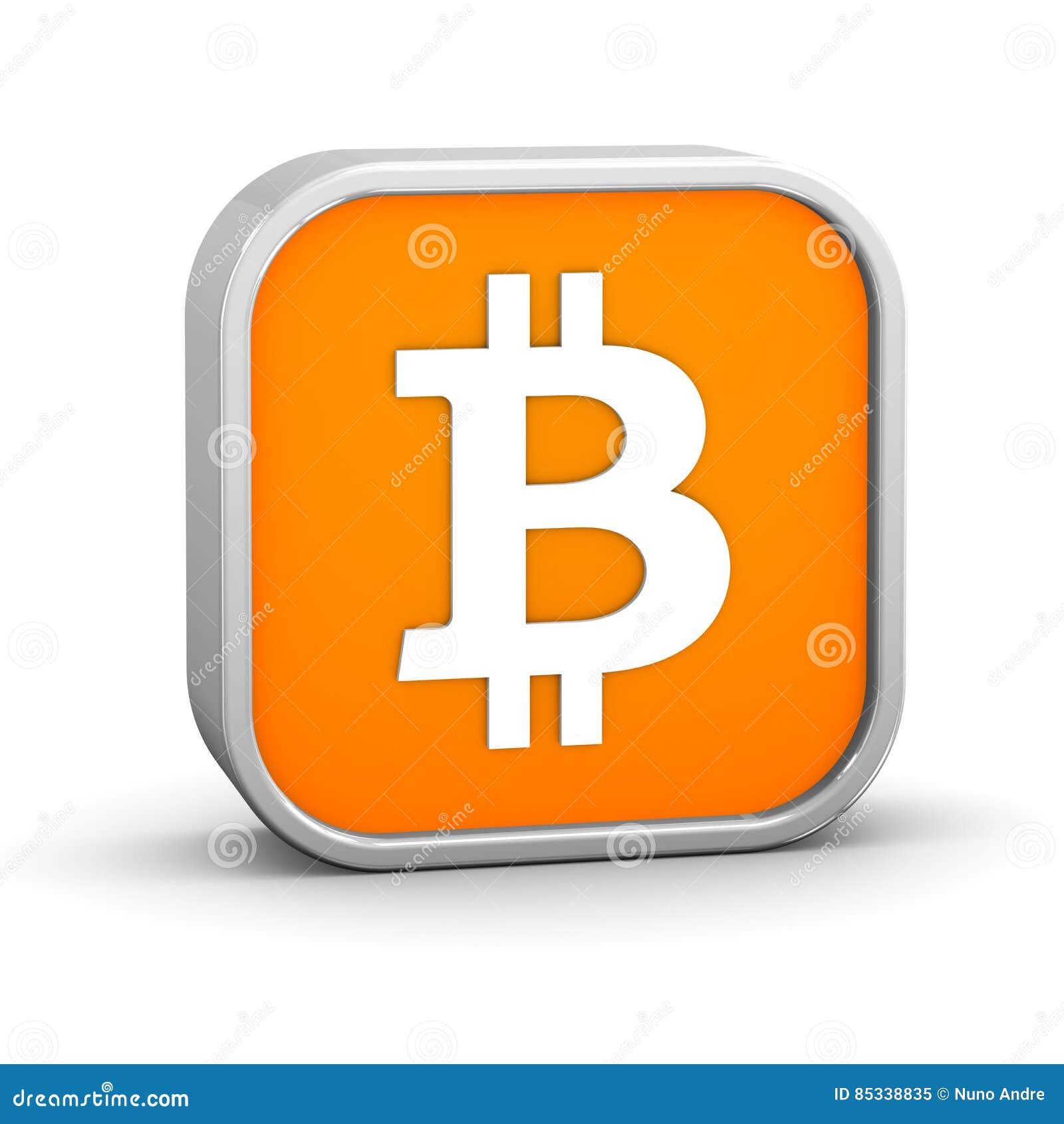 Bitcoin Sign stock illustration. Illustration of price - 85338835