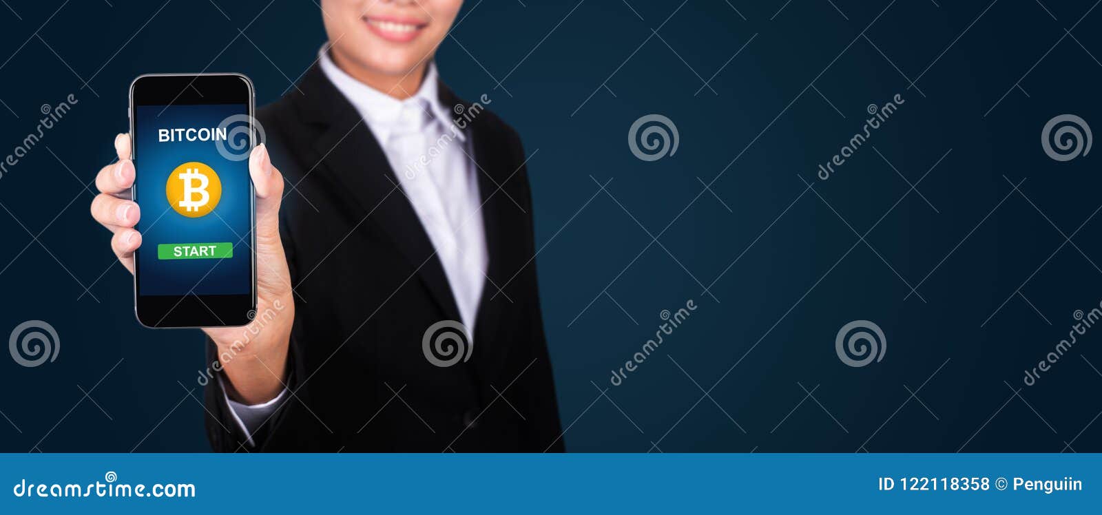 Bitcoin on Smart Phone Screen. Bitcoin Concept. Stock Photo - Image of ...