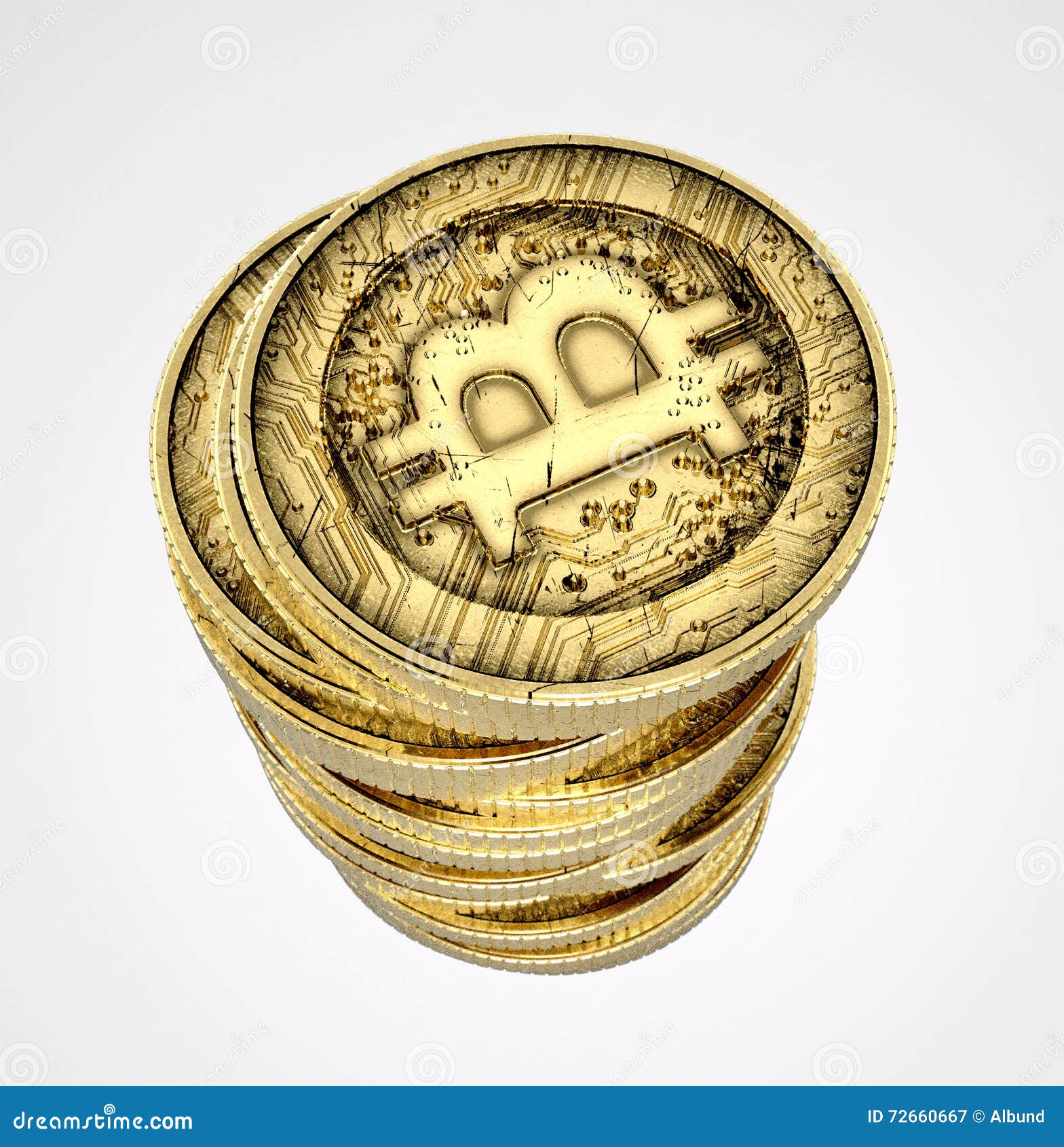 Bitcoin Stack stock illustration. Illustration of internet - 72660667
