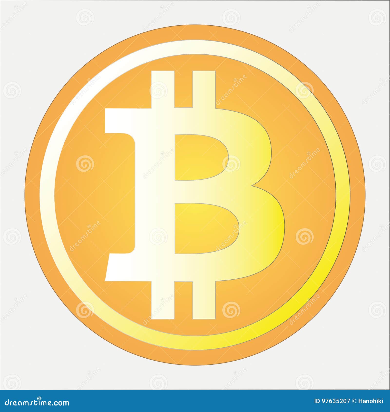 Bitcoin Symbol , Bitcoin Label , Coin Illustration Stock Vector ...
