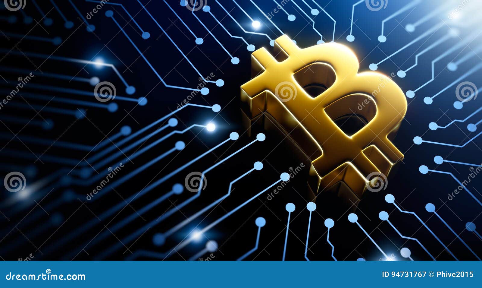 Bitcoin symbol stock illustration. Illustration of decentralize - 94731767
