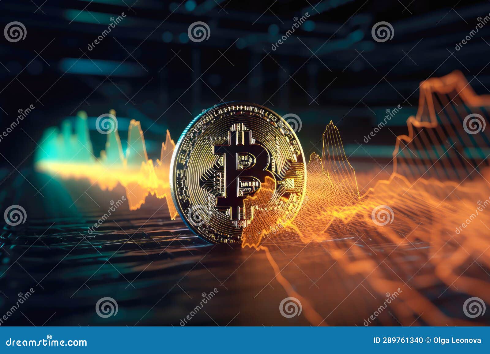 Bitcoin Trading Illustration Stock Illustration - Illustration of ...