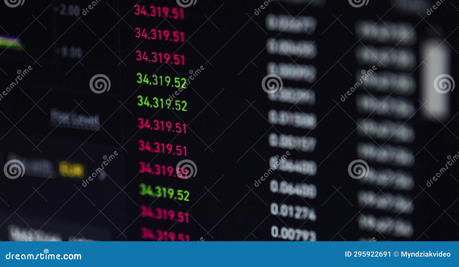 Bitcoin Trading Screen Graphs and Figures Showing Booming Crypto ...