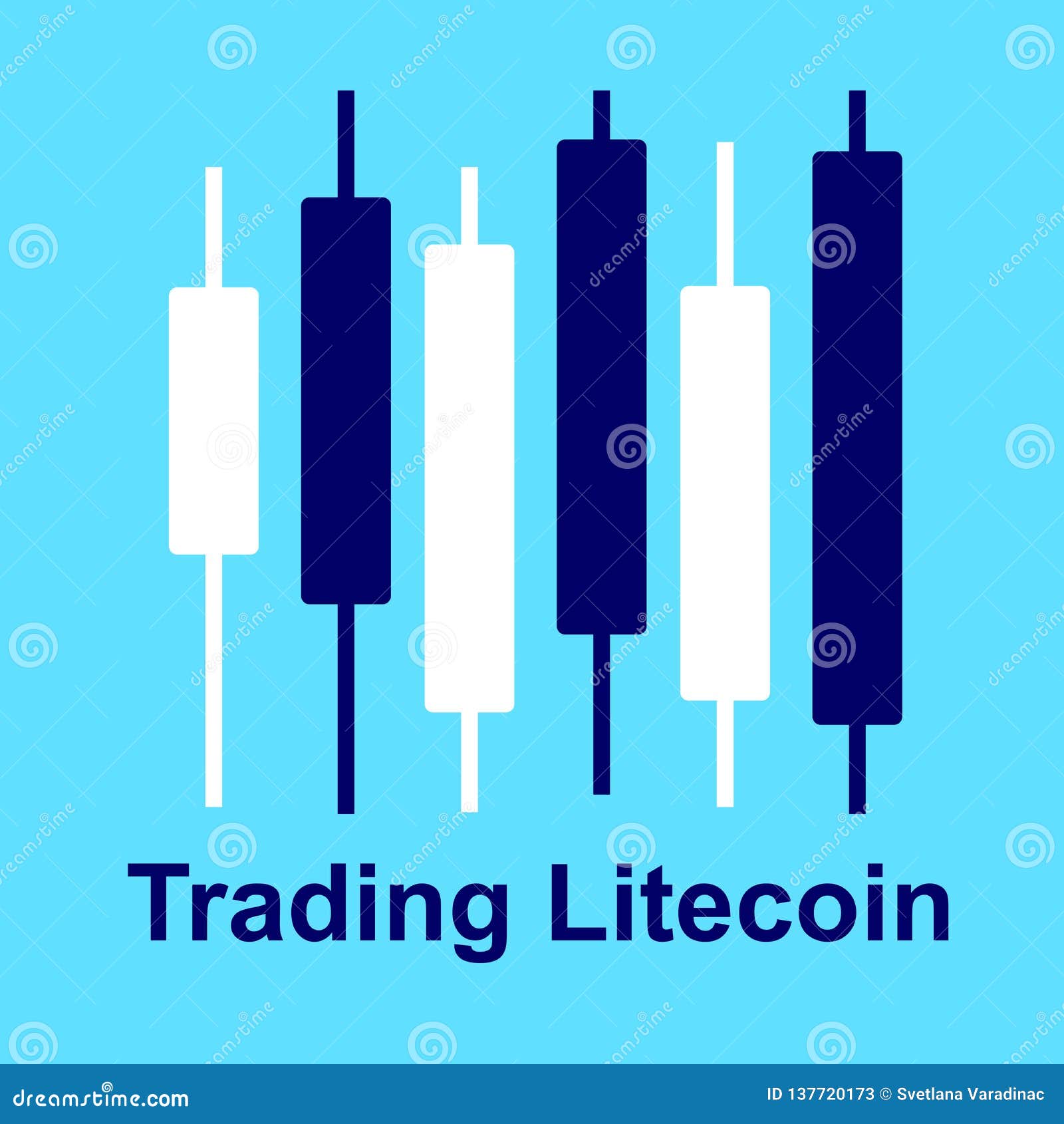 Bitcoin Trading Strategy. Graphic Diagram and Cryptocurrency Isolated ...