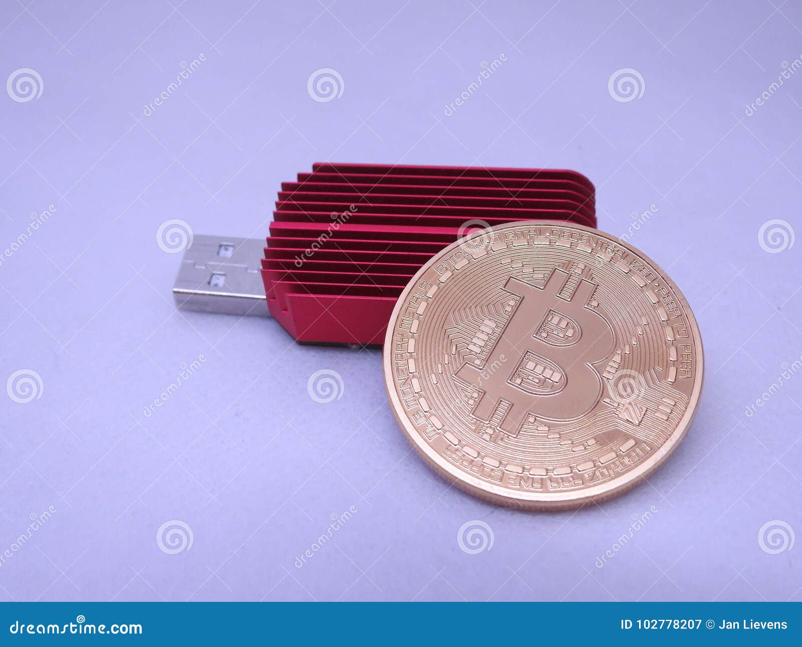 Bitcoin and asic stock image. Image of bank, cryptography - 102778207