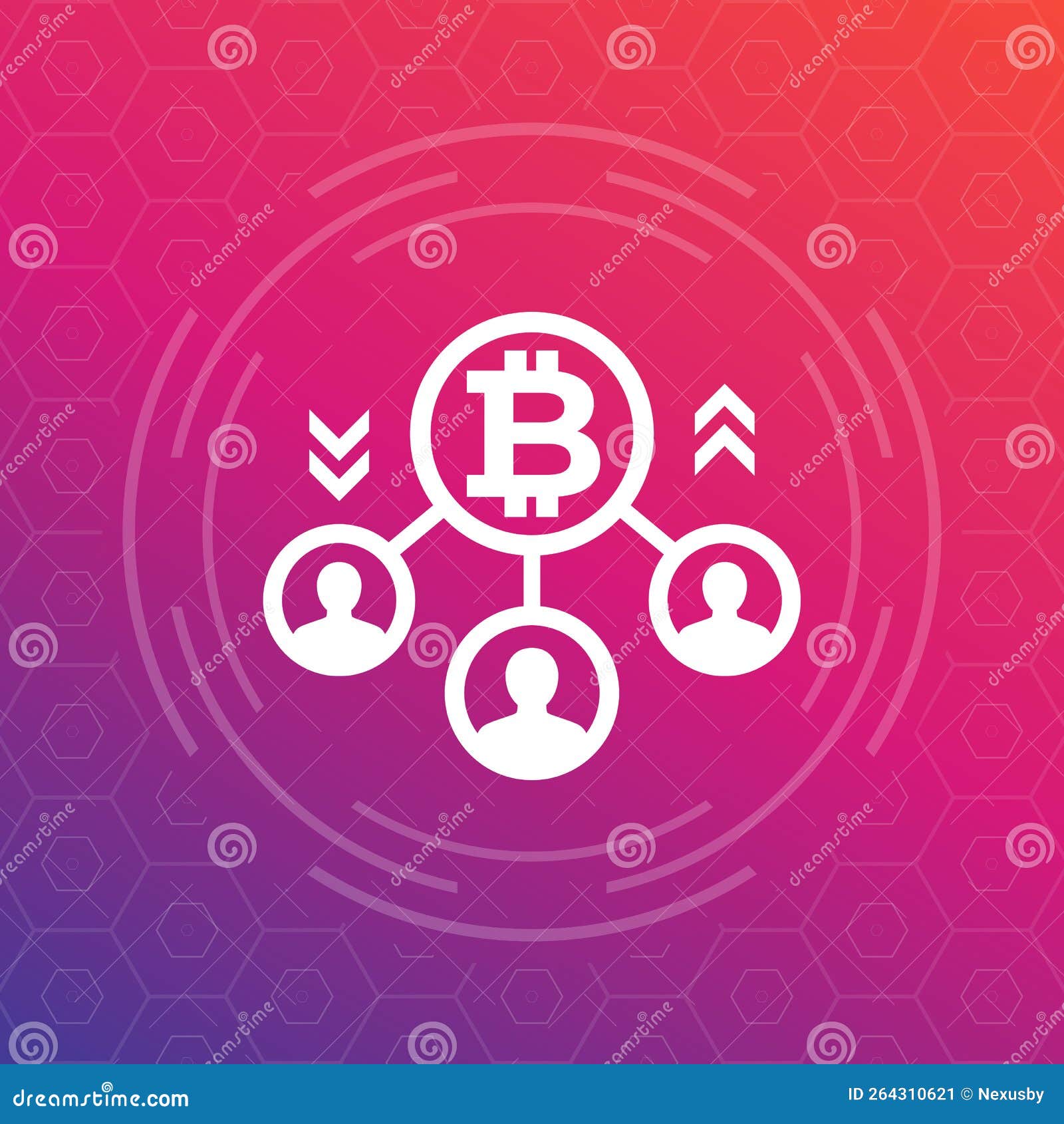 Bitcoin Users or Holders Icon for Web Stock Vector - Illustration of ...