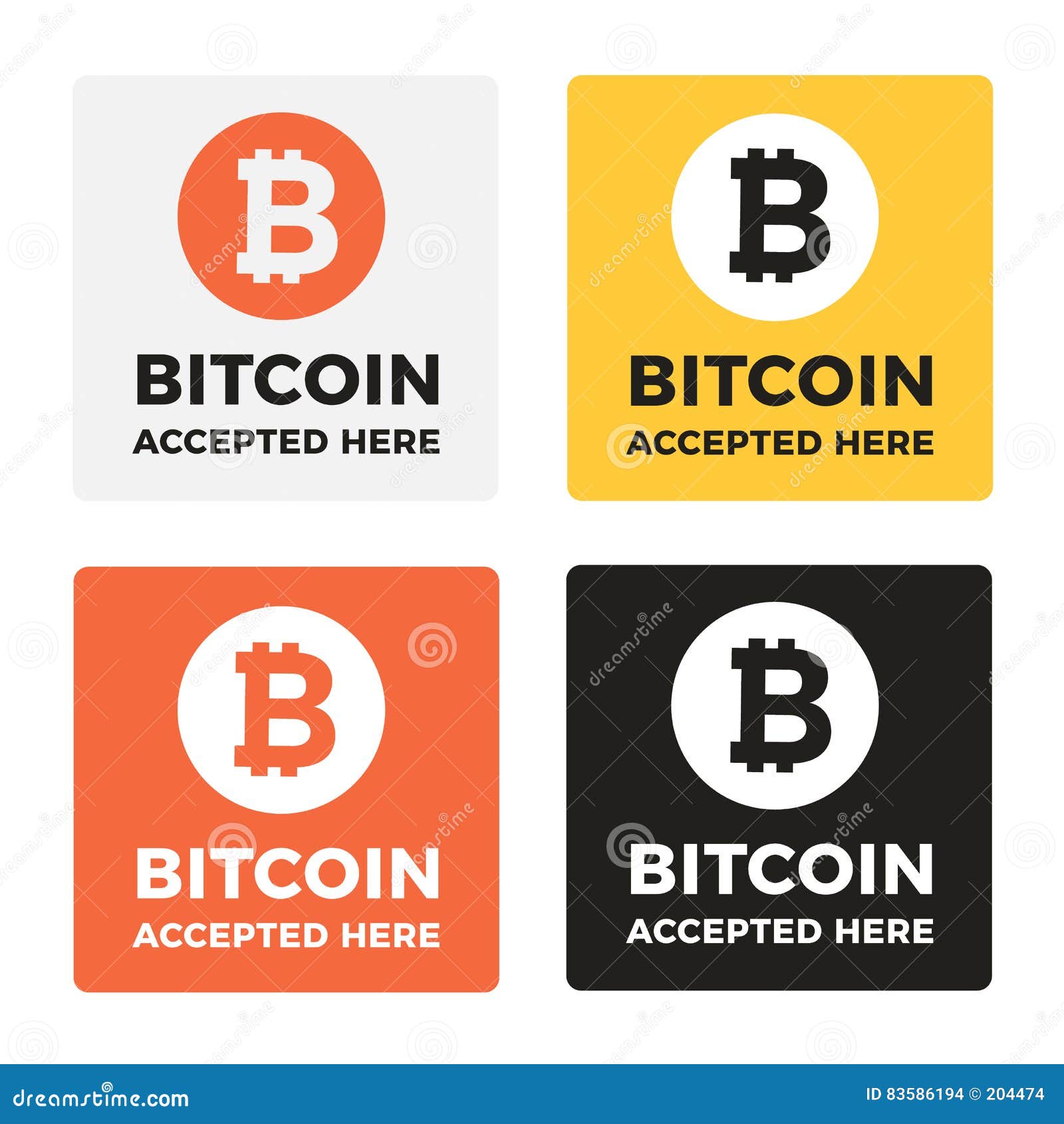 Bitcoin vector logo stock vector. Illustration of logo - 83586194