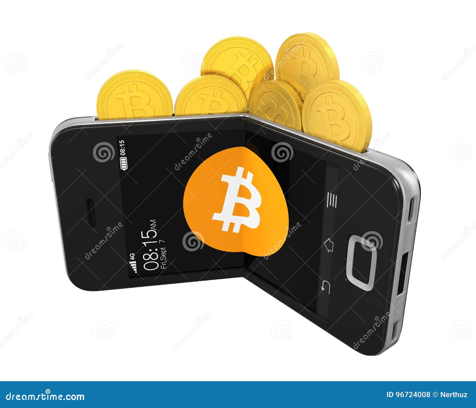 Bitcoin Wallet Concept Isolated Stock Illustration - Illustration of ... Bitcoin Wallet Concept Isolated Stock Illustration - Illustration of ...