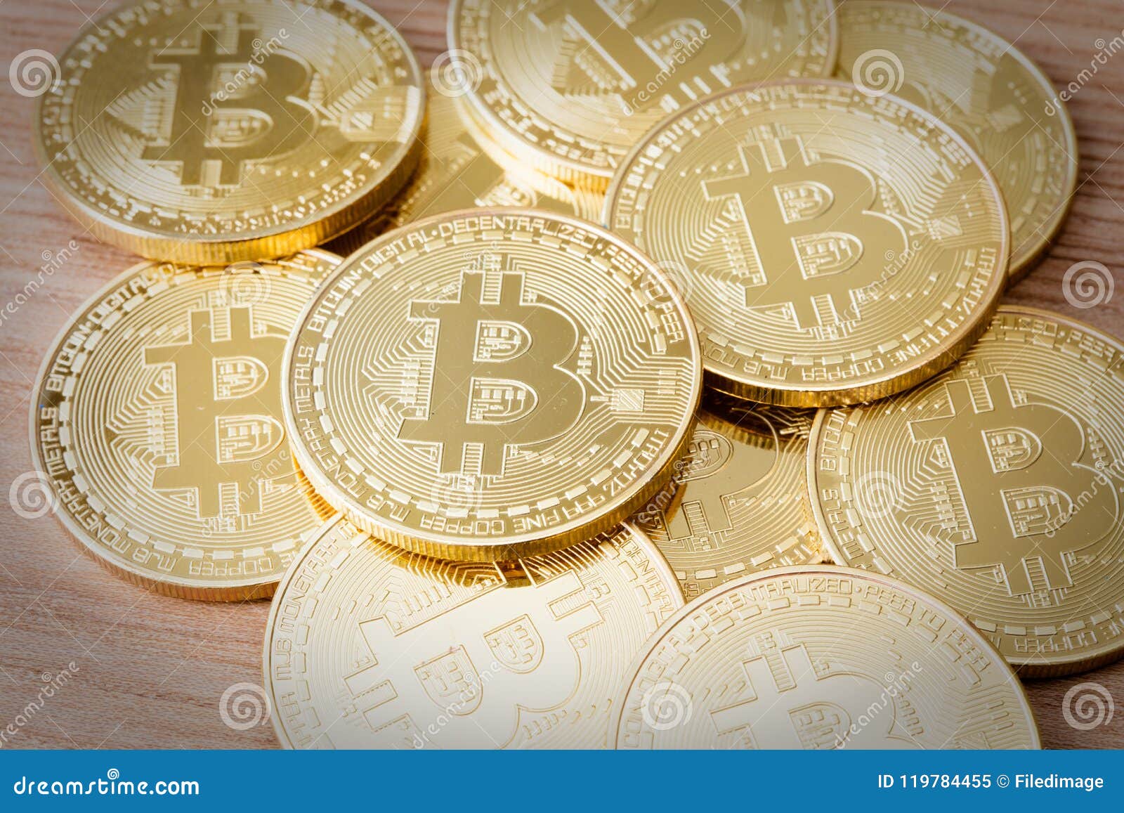 Bitcoins Crypto valuta fotografering för bildbyråer. Bild av ...