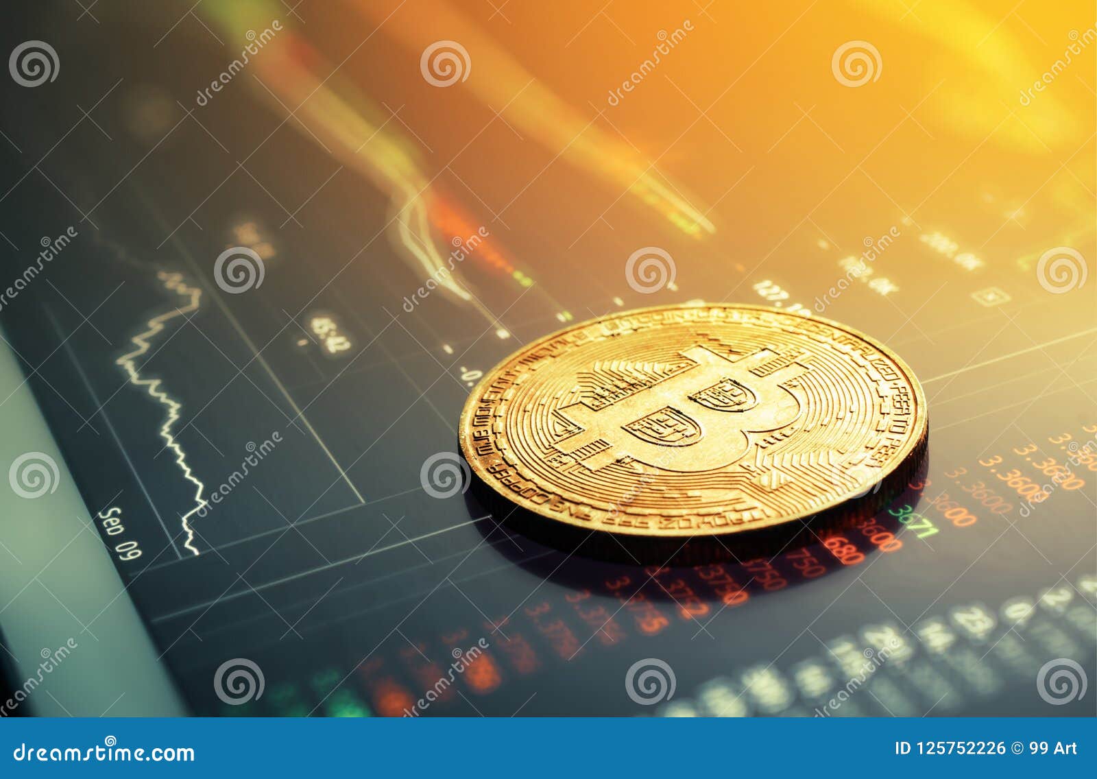 Cryptocurrency Background Mining Rig , Close Up Of Array Of GPUs For ...