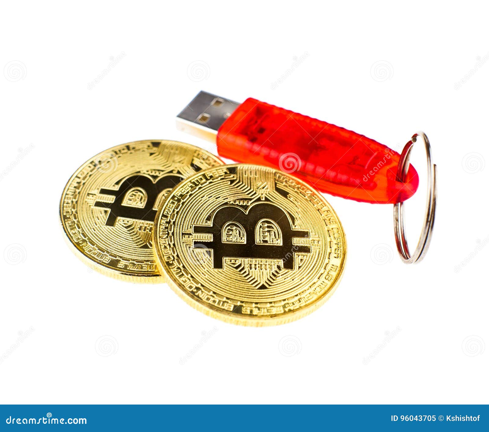 Bitcoins and Usb Flash Drive Editorial Image - Image of golden, bitcoin ...