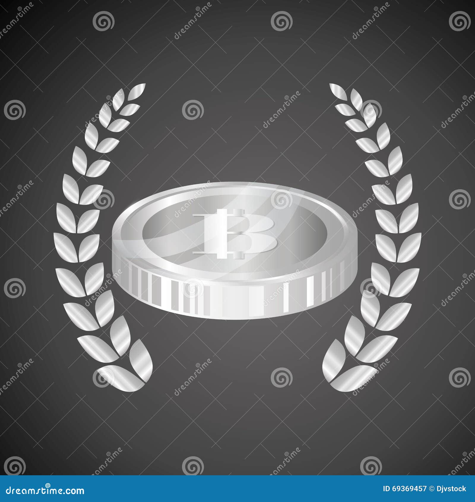 Bitcon Icon Design, Vector Illustration Stock Vector - Illustration of ...