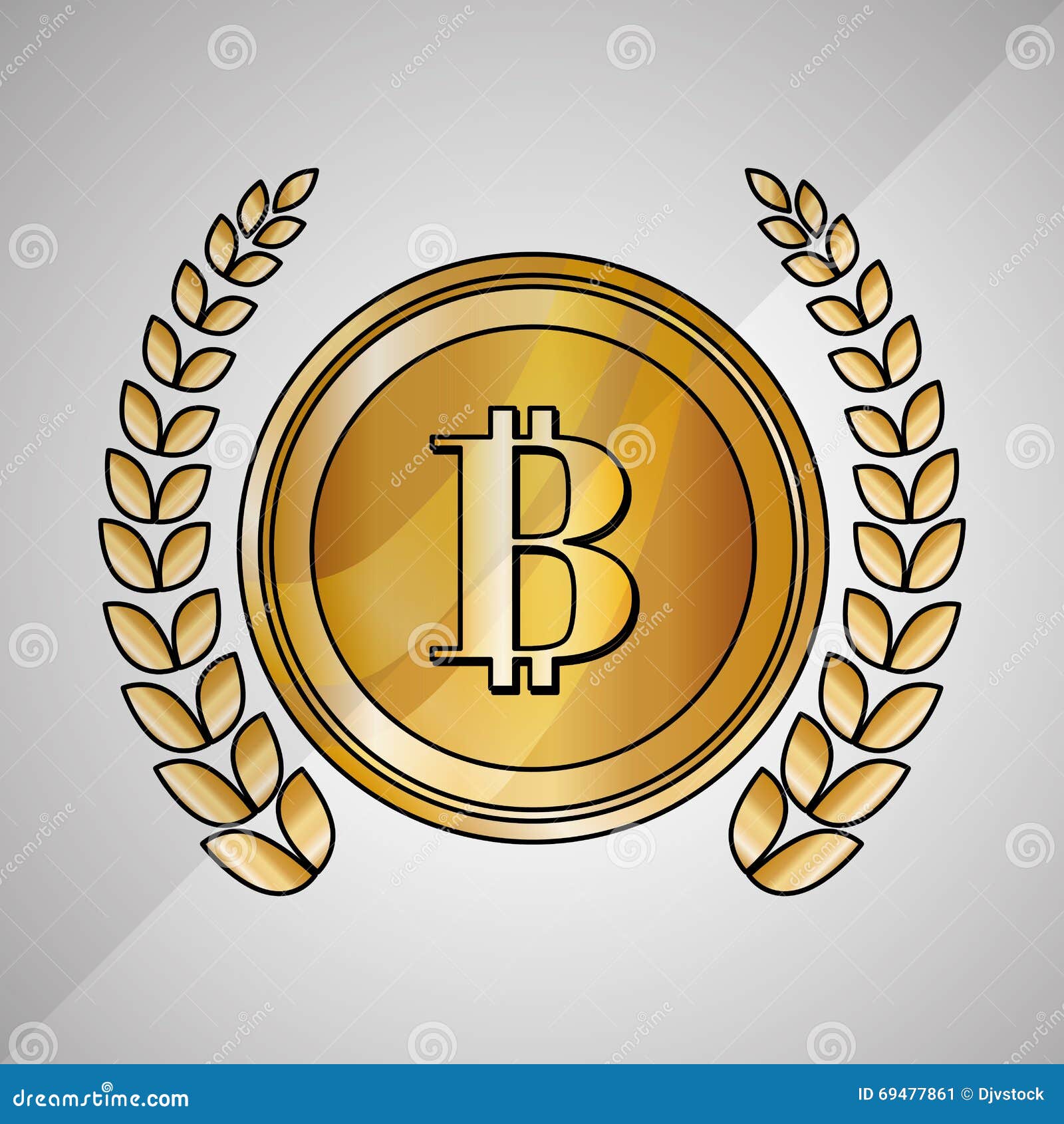 Bitcon Icon Design, Vector Illustration Stock Vector - Illustration of ...