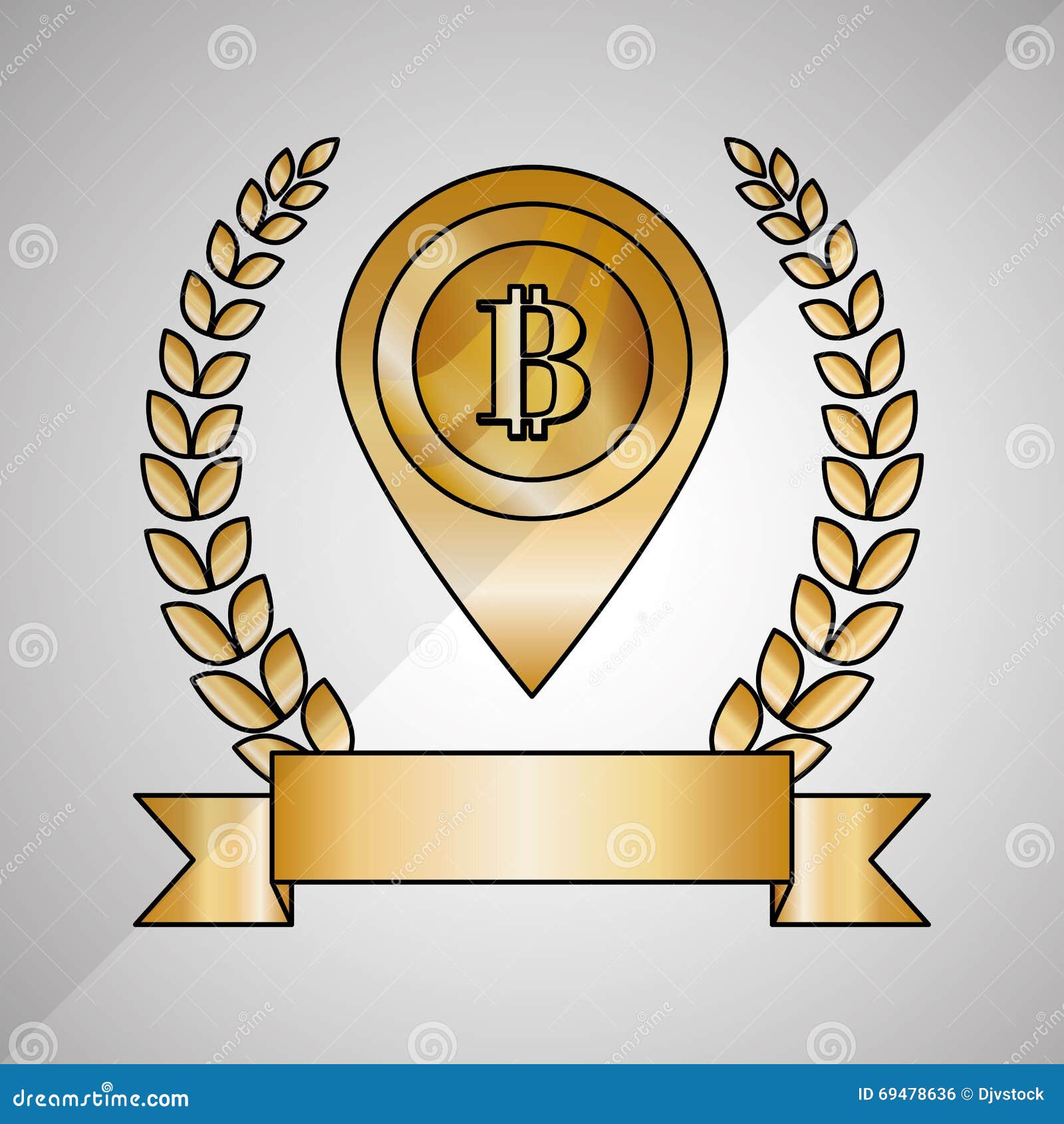 Bitcon Icon Design, Vector Illustration Stock Vector - Illustration of ...
