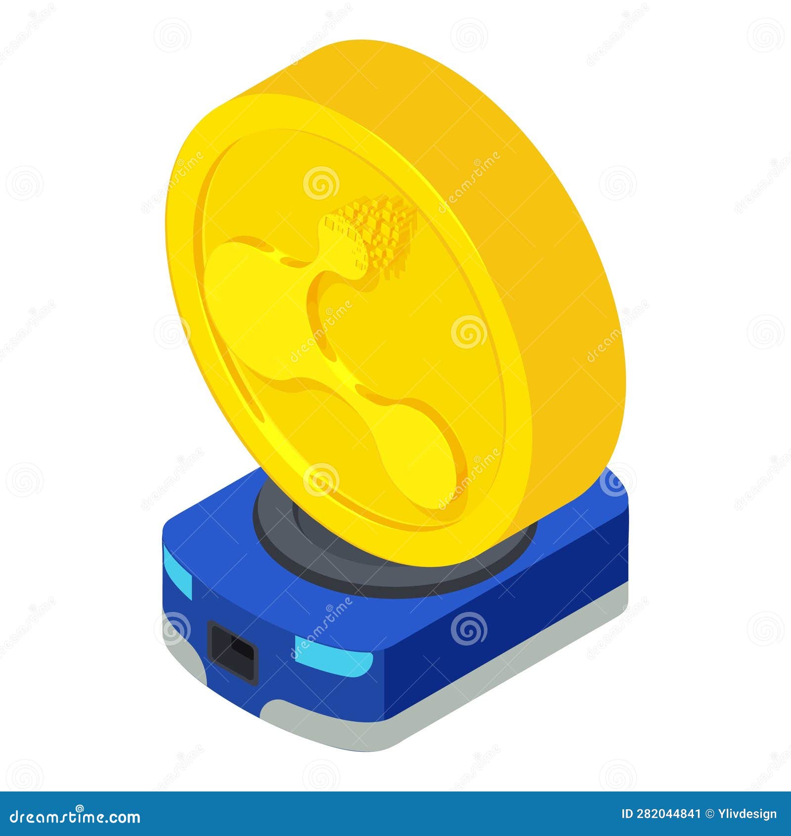 Bitconnect Cryptocurrency Icon Isometric Vector. Bitconnect Coin ...