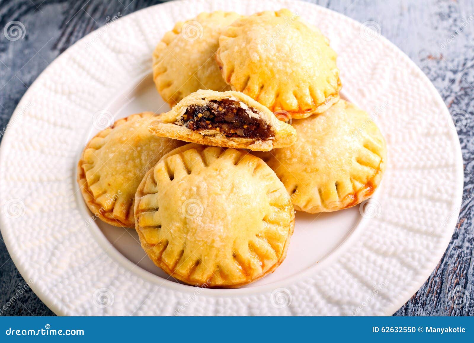 Bite Size Round Pastries Plate Stock Photos - Free & Royalty-Free Stock ...