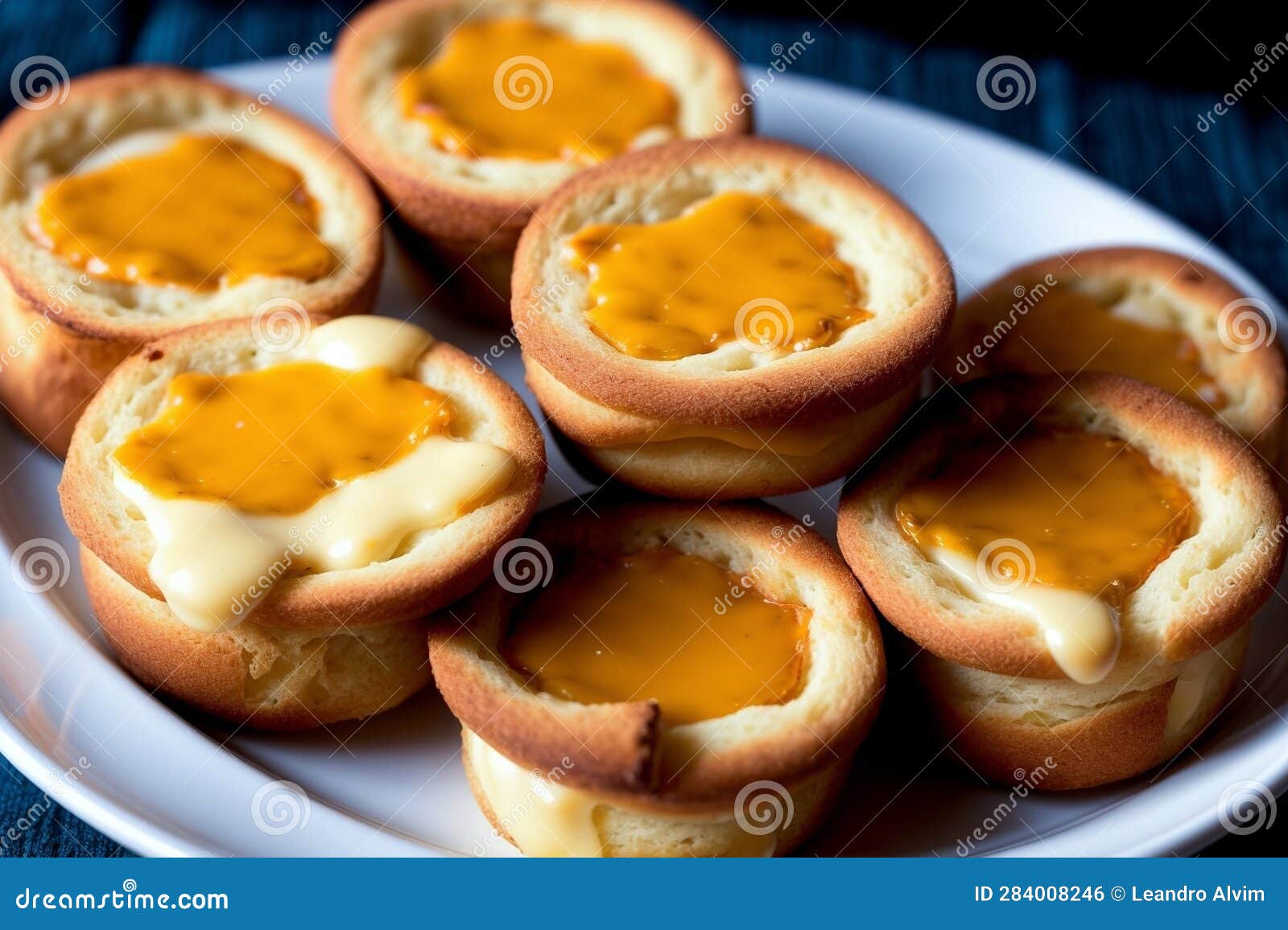 Bite Sized Bliss Delectable Mini Cheese Bread Delights.AI Generated ...