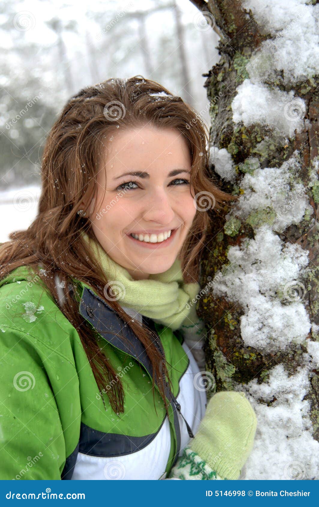Biting Cold stock photo. Image of coat, cool, beautiful - 5146998