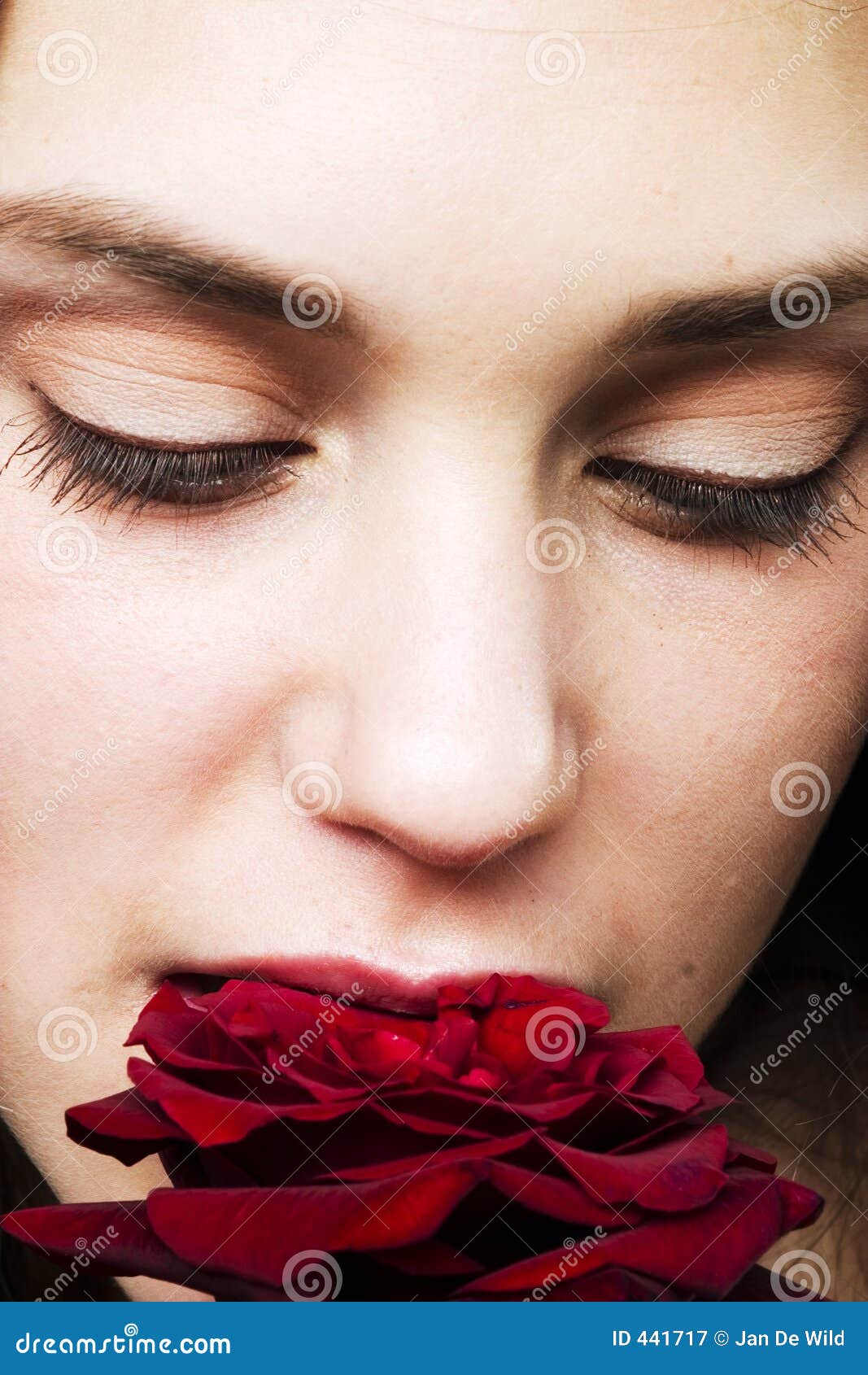 Biting A Rose Picture. Image: 441717