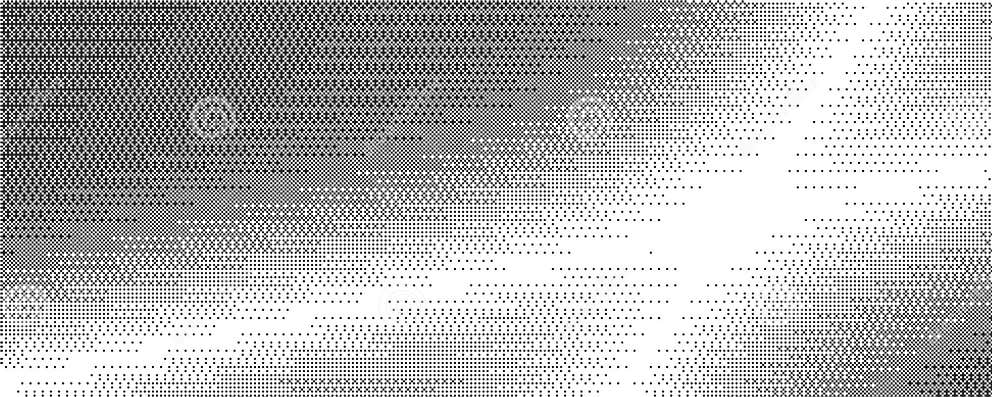Bitmap Pattern with Pixel Texture. Dotted Gradient. Retro Vector Gradation of Computer Game Bg ...