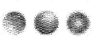 Bitmap Pixel Arcade Game Effect. Circles with Bit Pattern Texture Stock ...