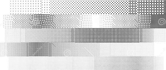 Bitmap Pixelated Striped Pattern. Glitch Noise Stripe Texture. Black ...