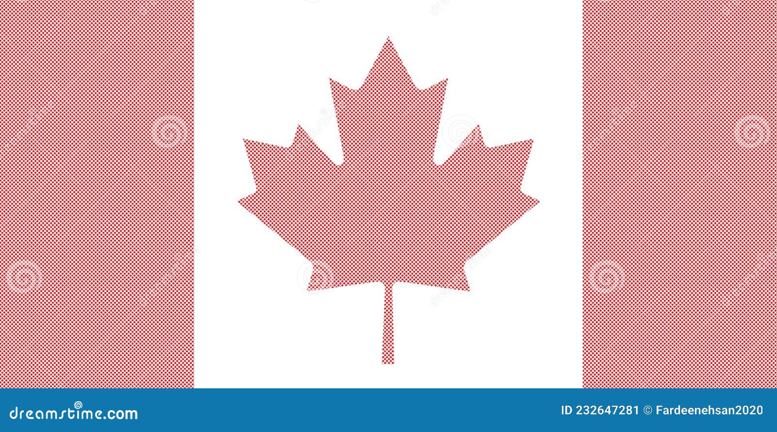 Bitmap Style Vector of Canadian (Canada) Flag Stock Vector ...