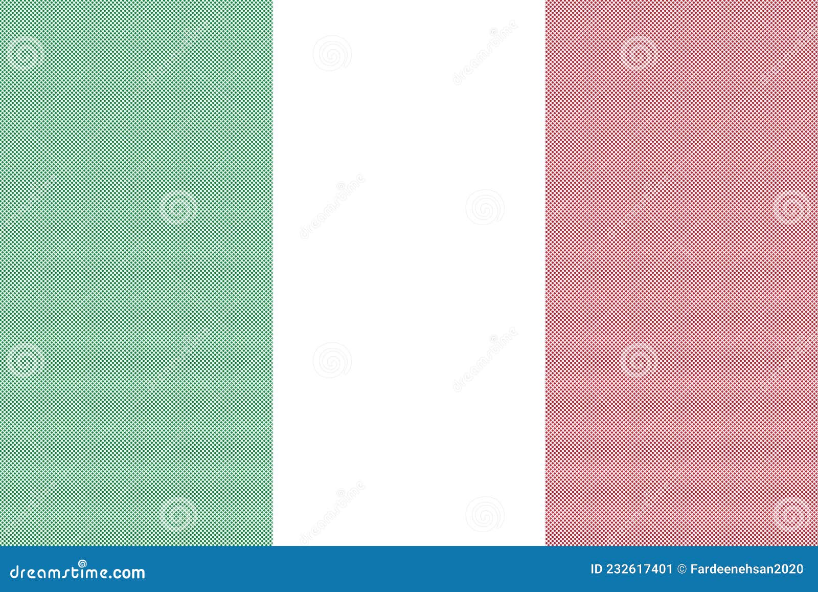 Bitmap Style Vector of Italian (italy) Flag. Stock Vector ...