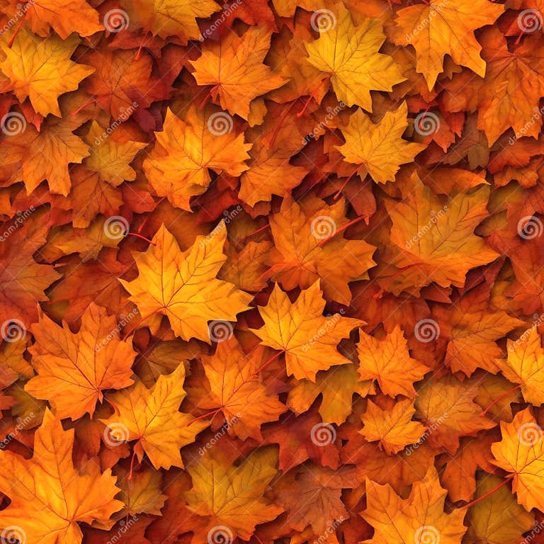 Maple leaves background stock illustration. Illustration of lush ...