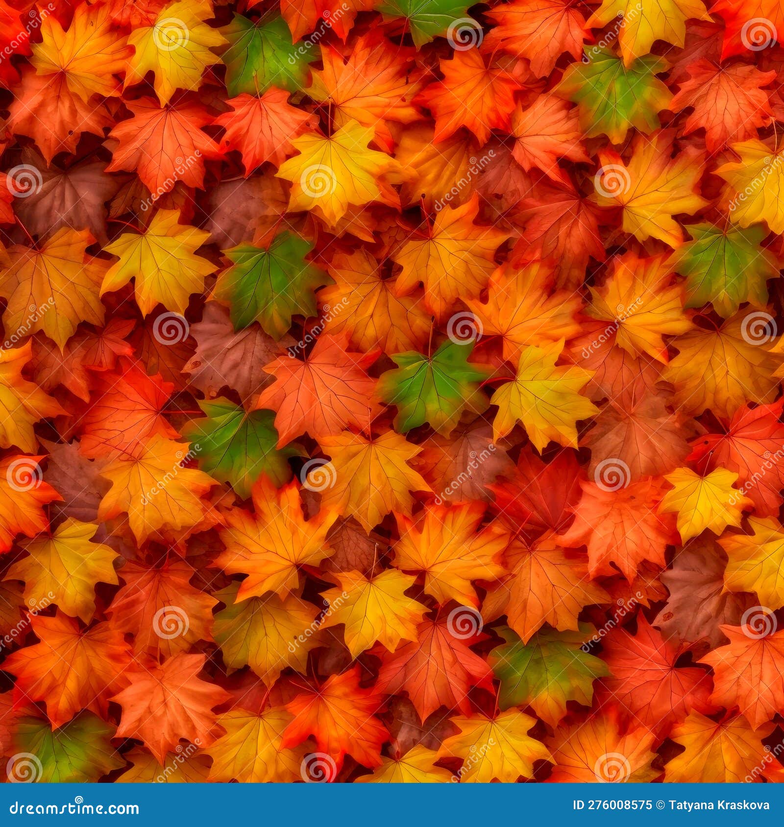 Maple leaves background stock illustration. Illustration of vibrant ...