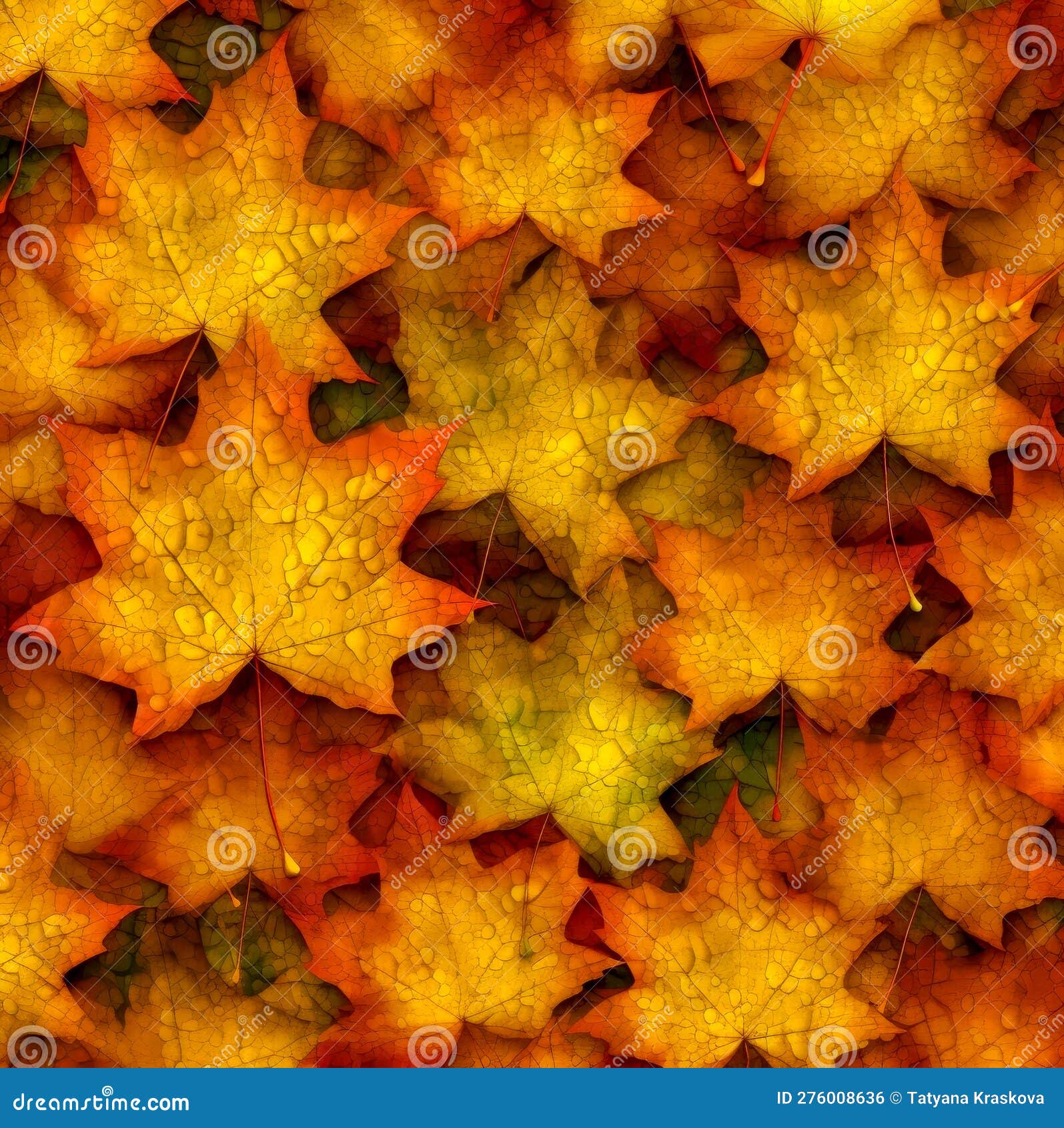 Maple leaves background stock illustration. Illustration of branch ...