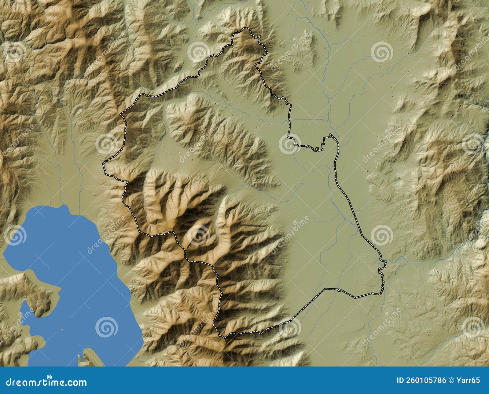 Bitola, Macedonia. Physical. No Legend Stock Illustration ...