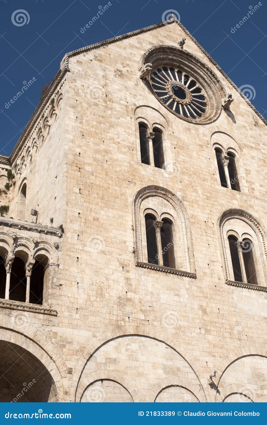Bitonto (Apulia, Italy) - Cathedral Facade Stock Image - Image of ...